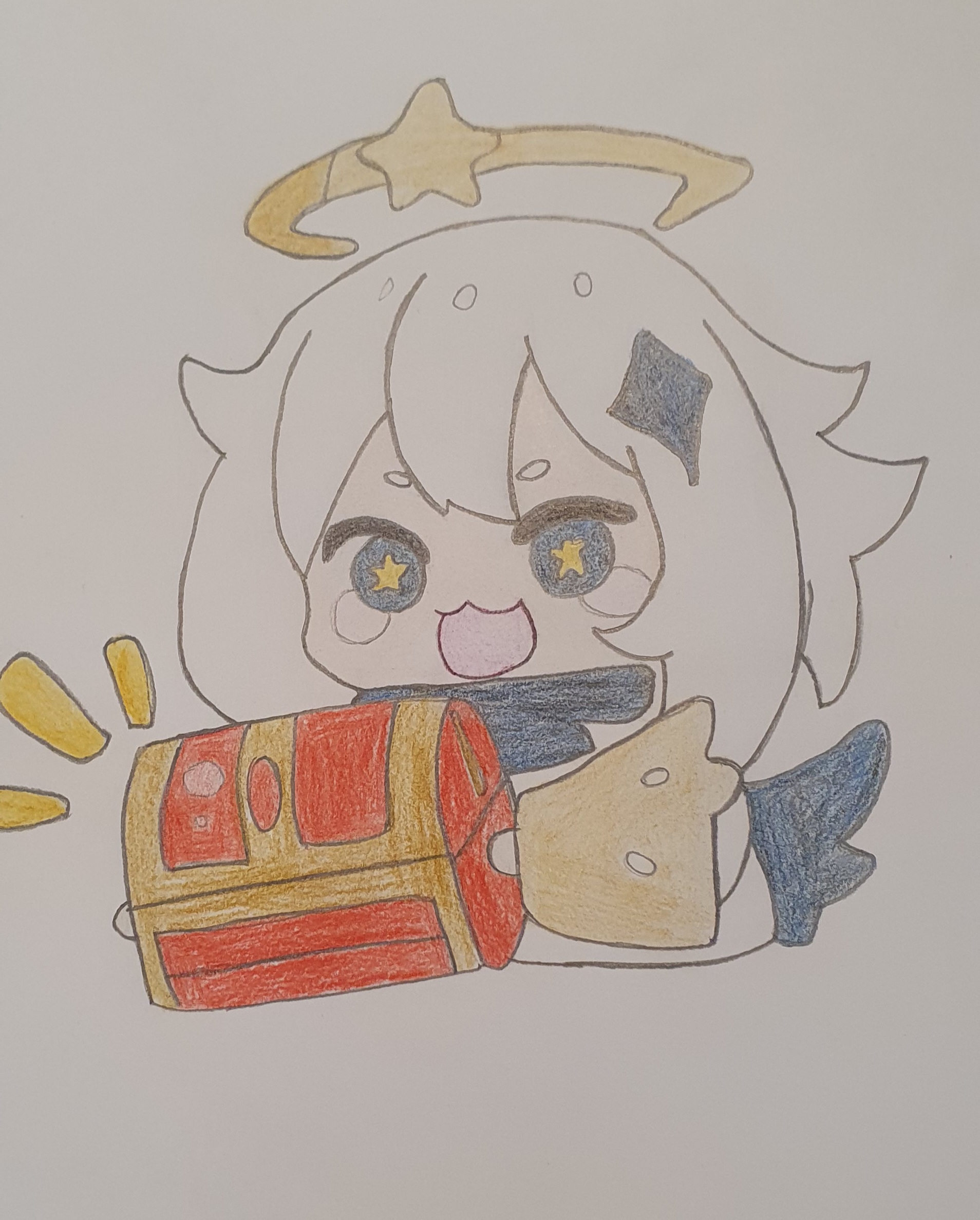 Paimon Ship out drawing Genshin Impact | HoYoLAB