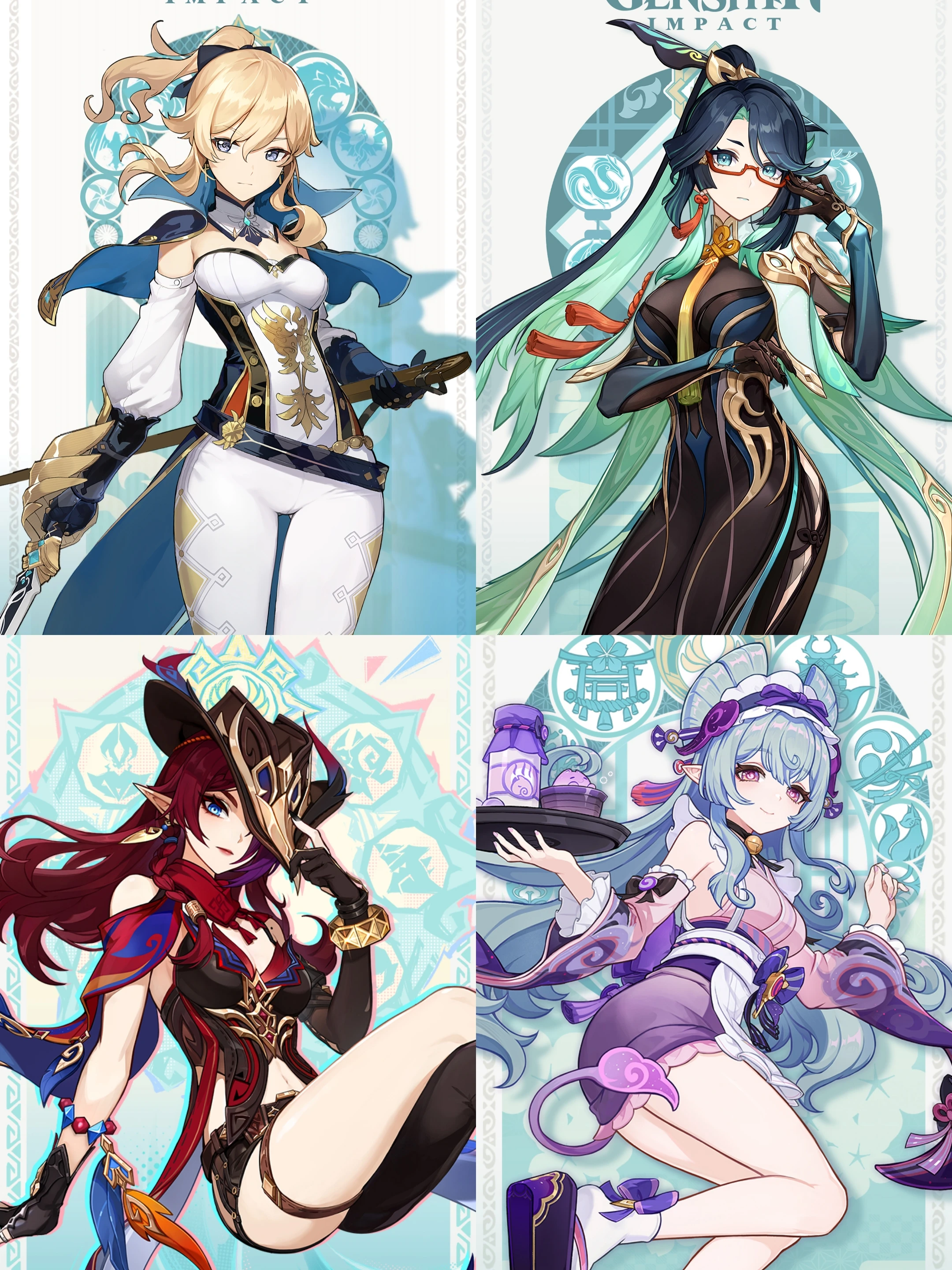 Four Female Anemo 5 Star Casts Genshin Impact | HoYoLAB