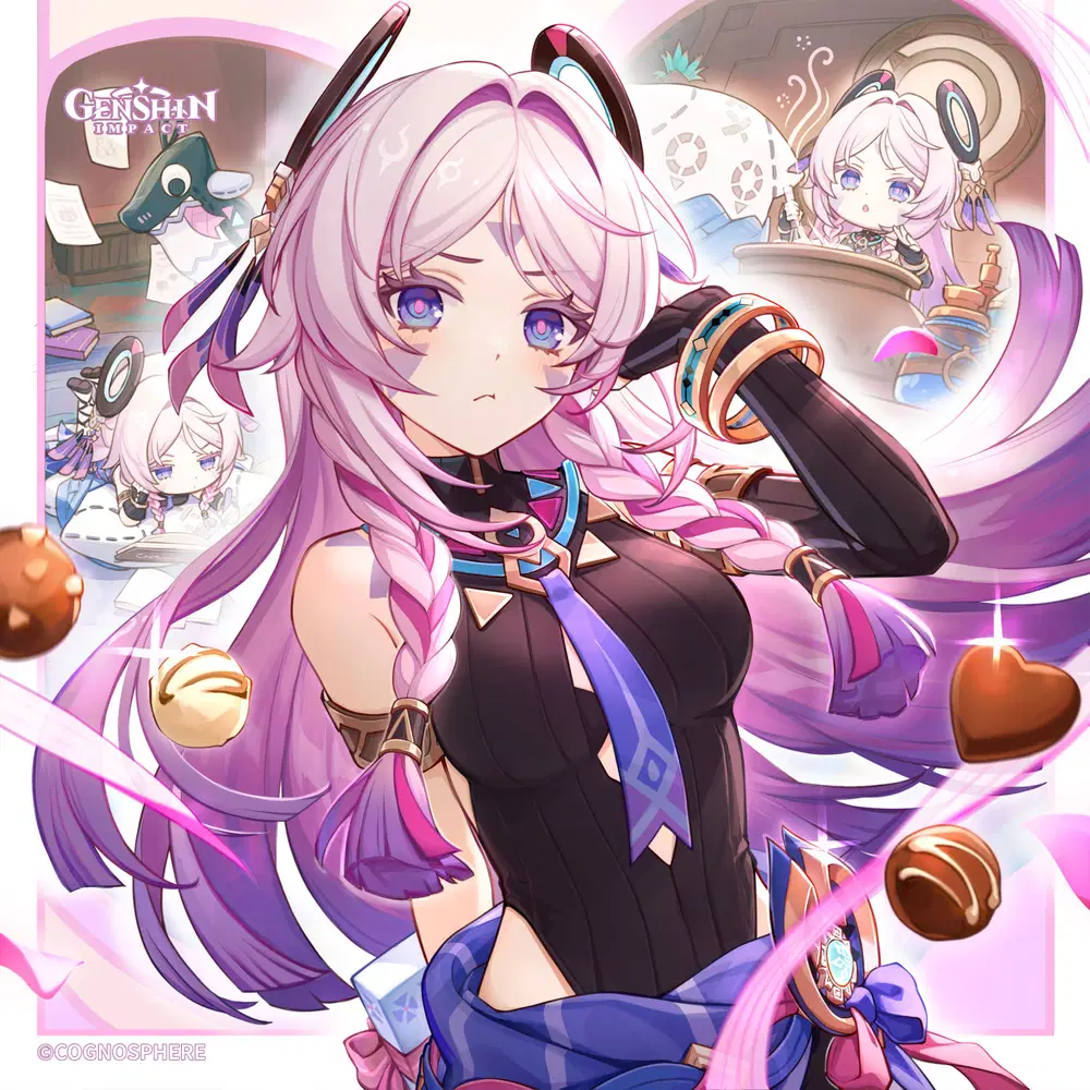 [FOR DOWNLOAD - Genshin Impact] 2025 Valentine's Day Character Art ...