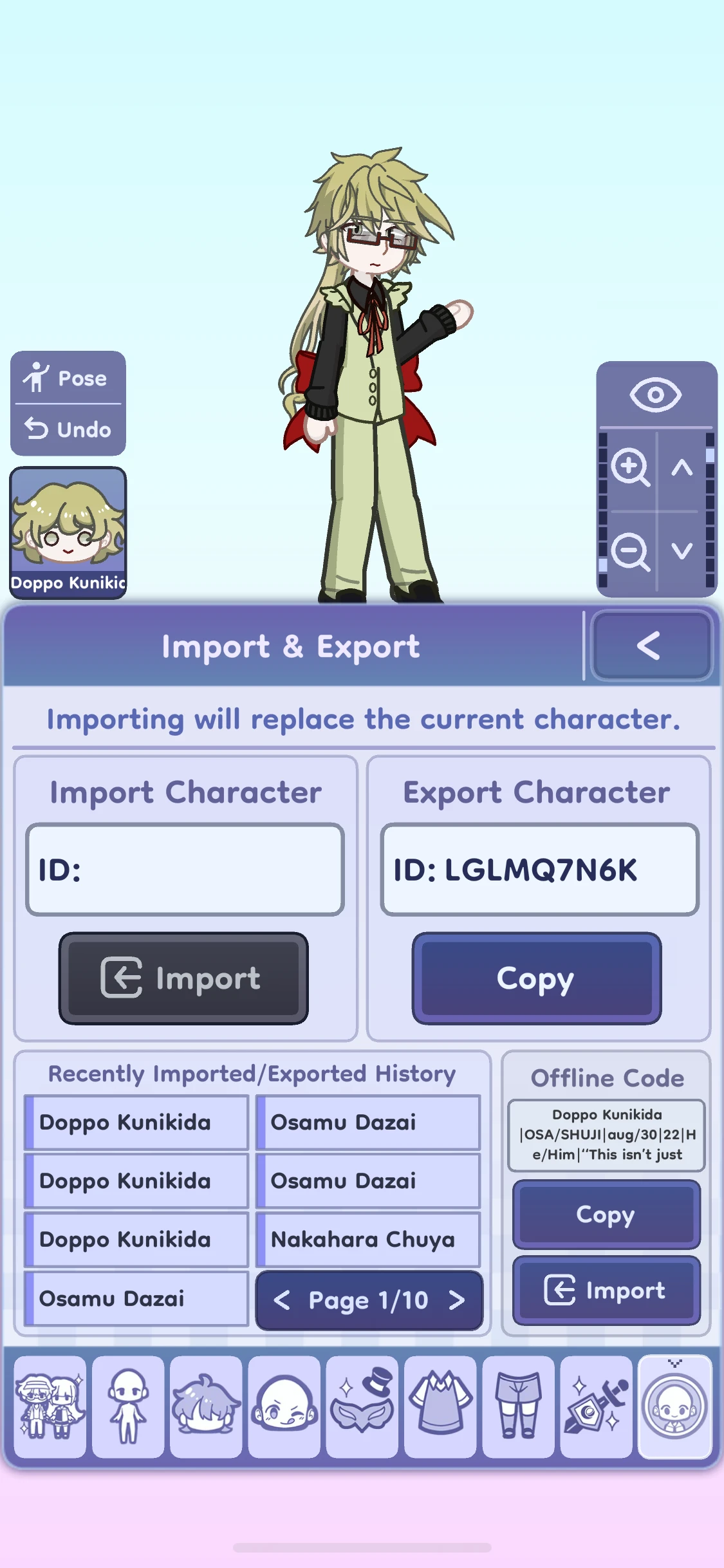 I made Doppo Kunikida in gacha life 2 | HoYoLAB