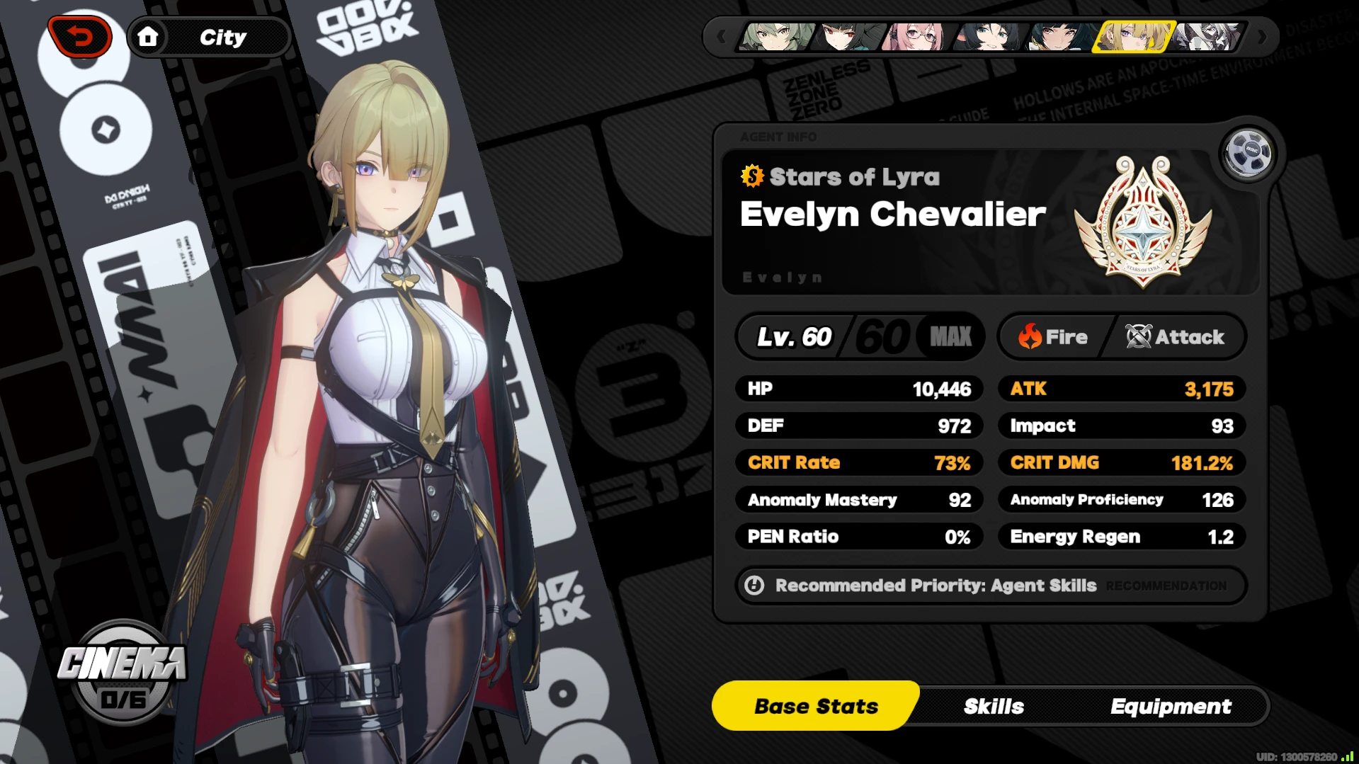 My Evelyn Build M0W1 Day 226 of playing ZZZ Zenless Zone Zero | HoYoLAB