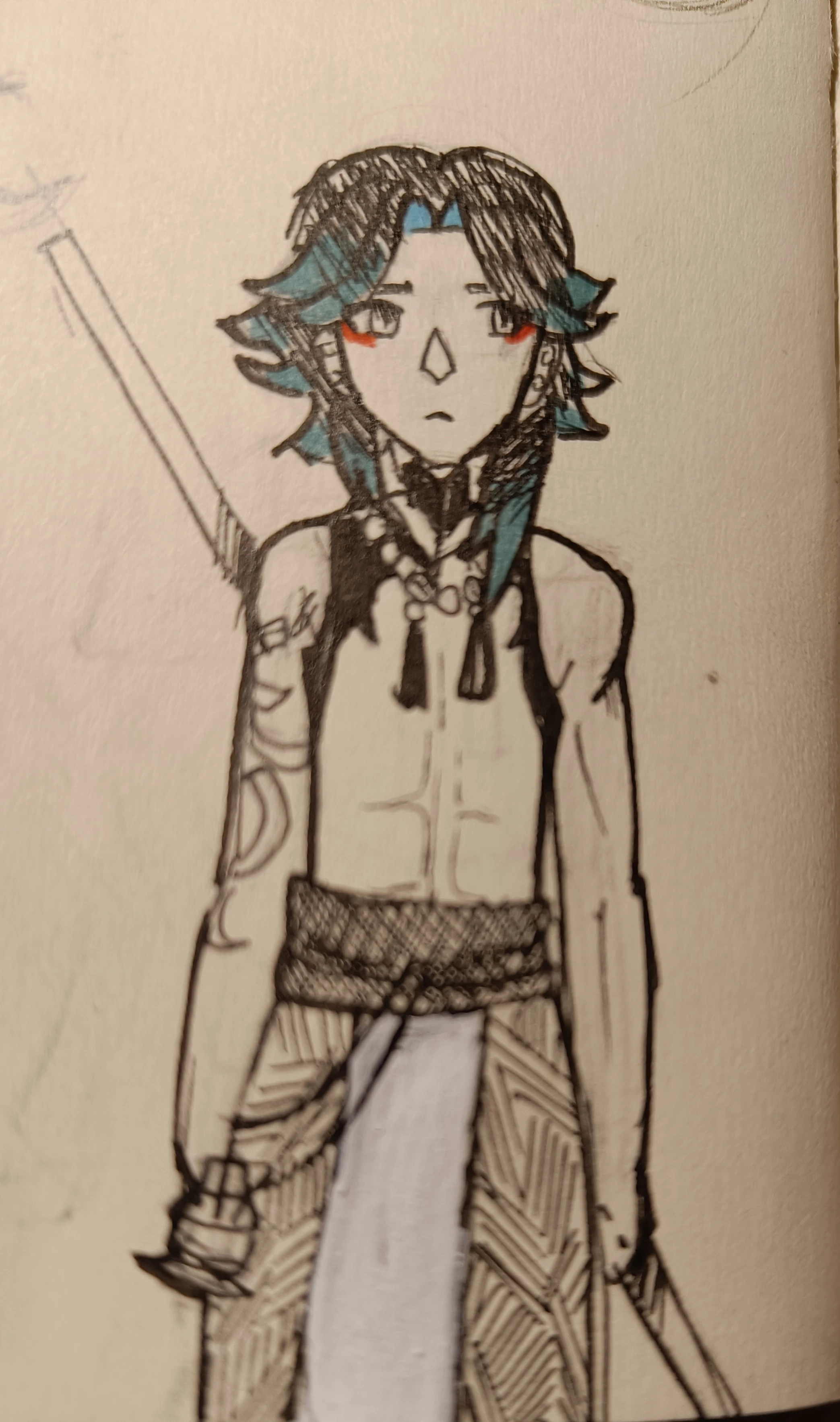 old fanart of Xiao lol Genshin Impact | HoYoLAB