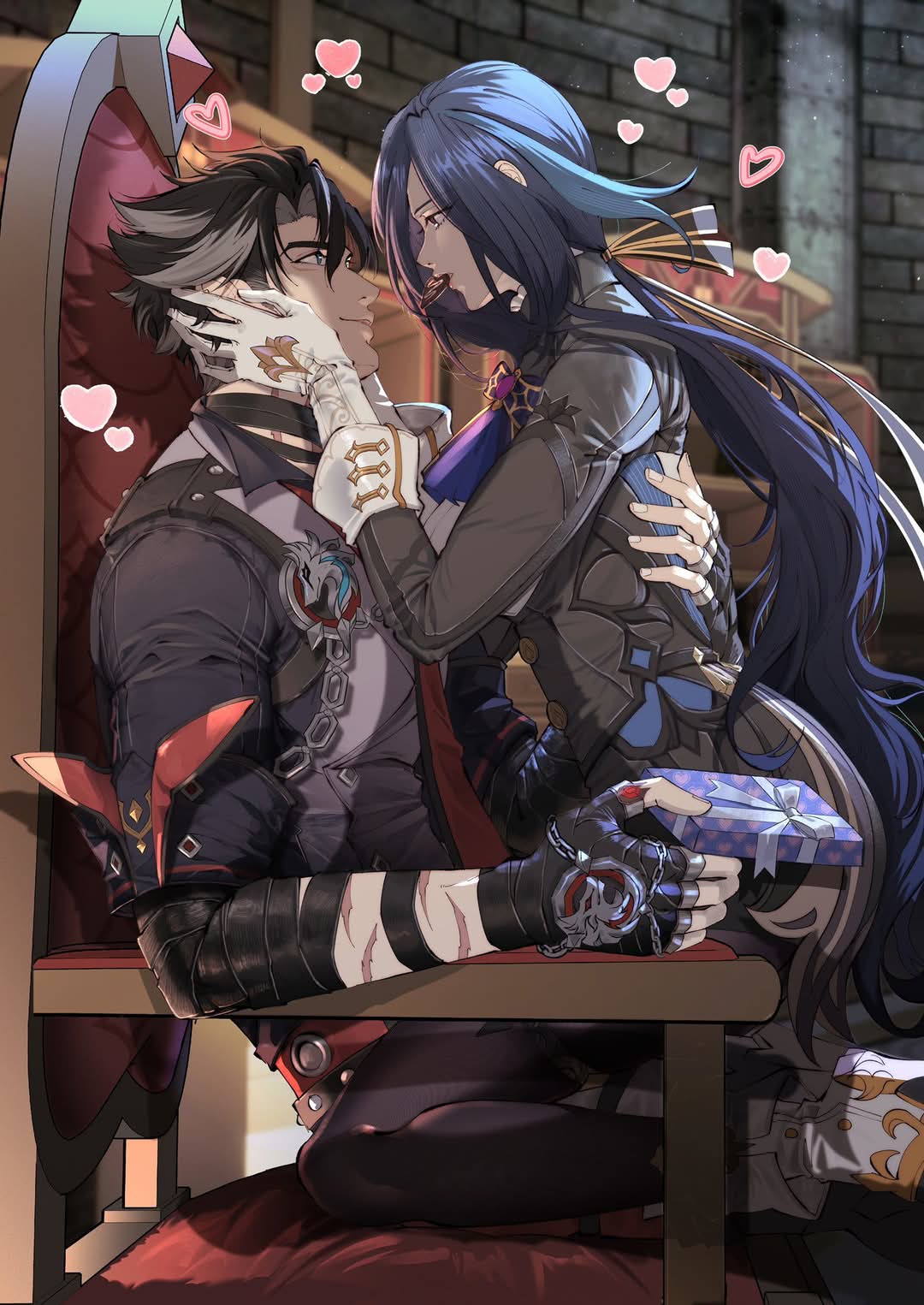 wriorinde for valentine 💥🖤💜🖤💜 Genshin Impact | HoYoLAB