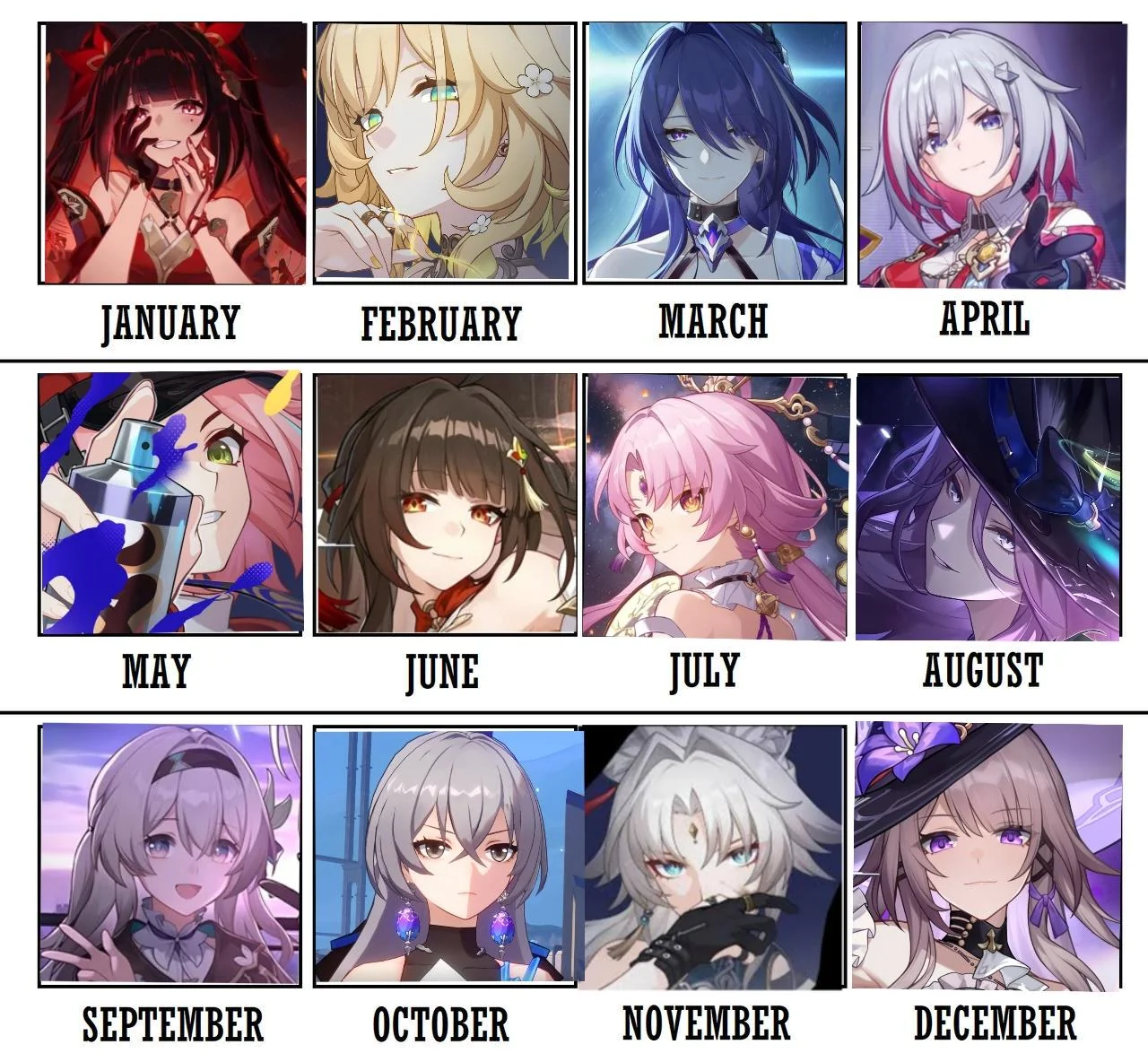 Your month is your female character Valentine Honkai: Star Rail | HoYoLAB