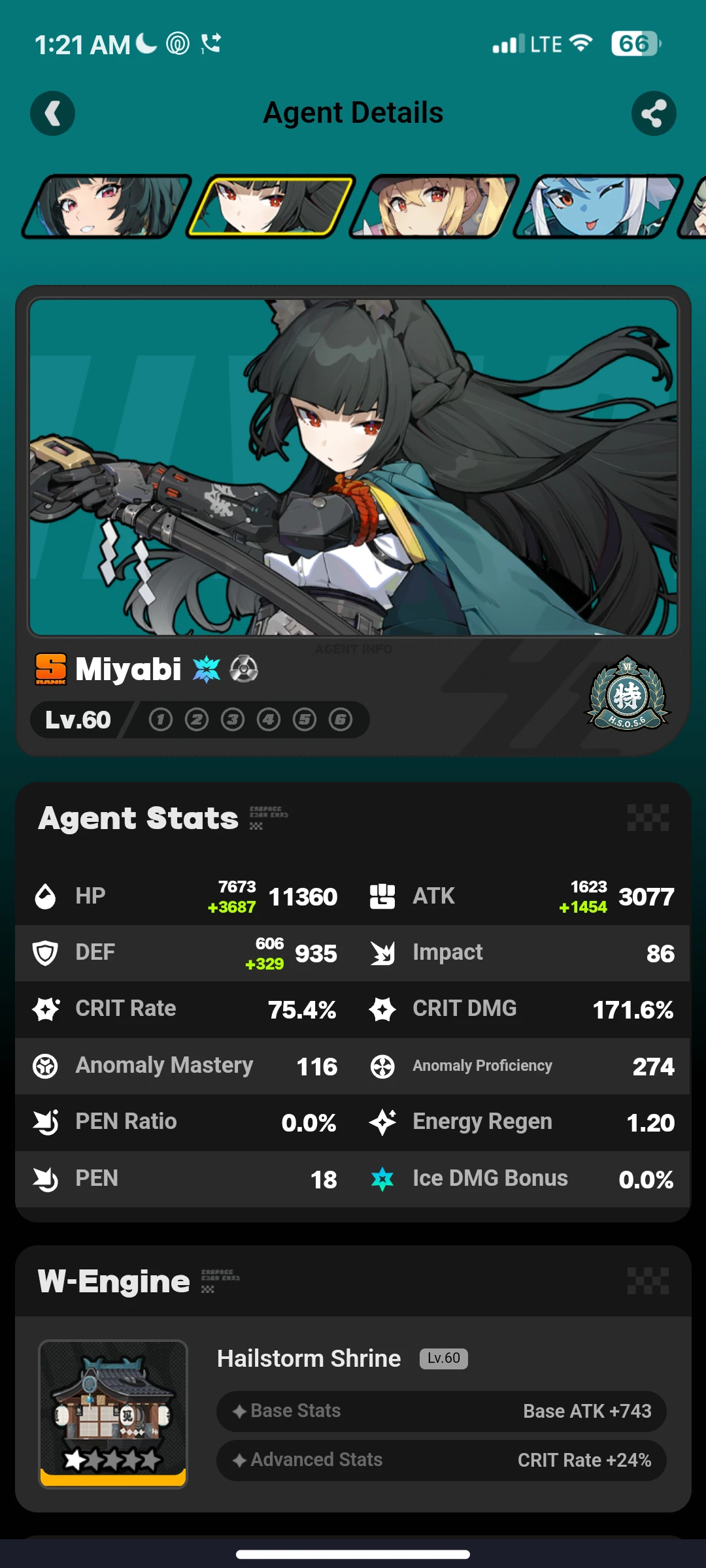 My F2P Hoshimi Miyabi build 😼 Zenless Zone Zero | HoYoLAB