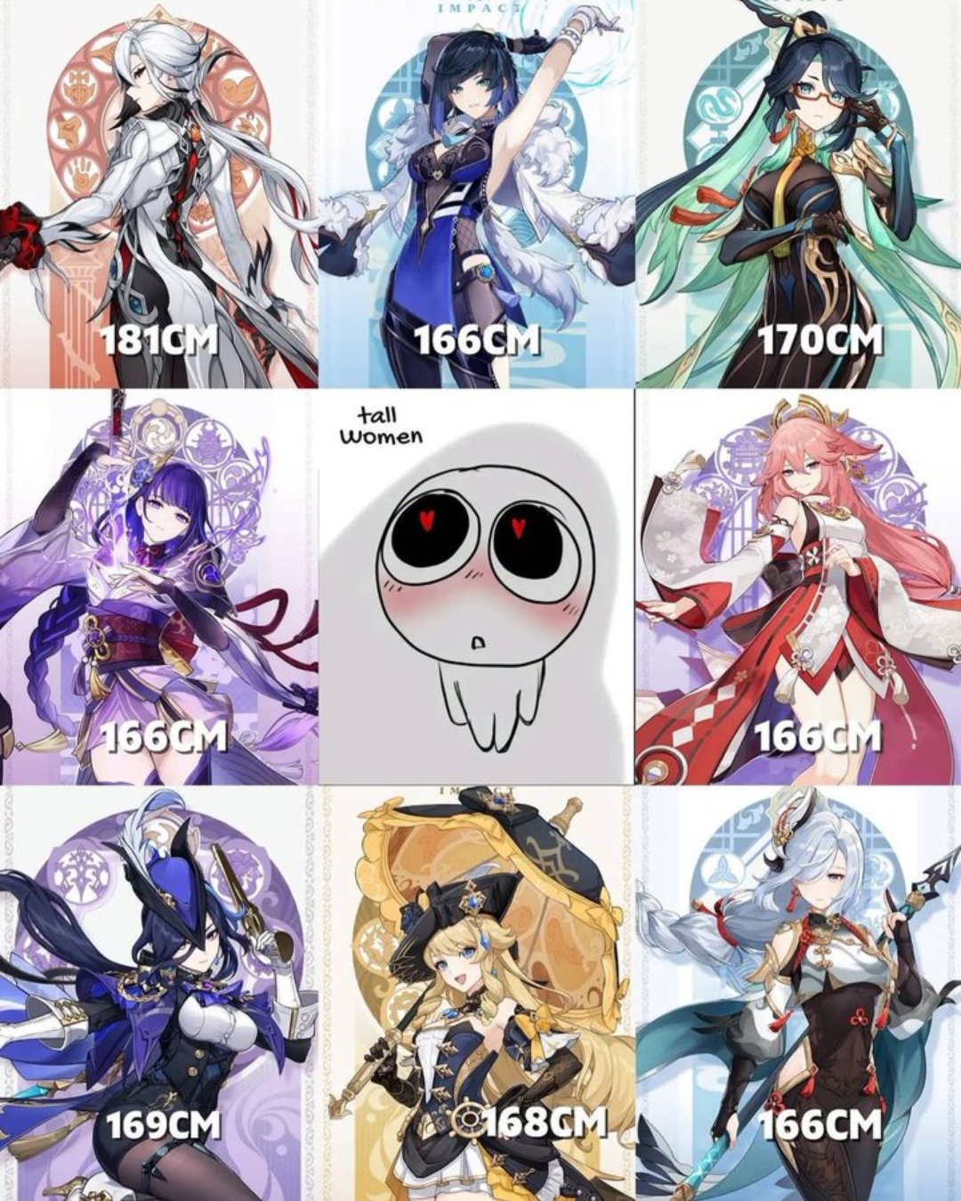 Tall women... Genshin Impact | HoYoLAB
