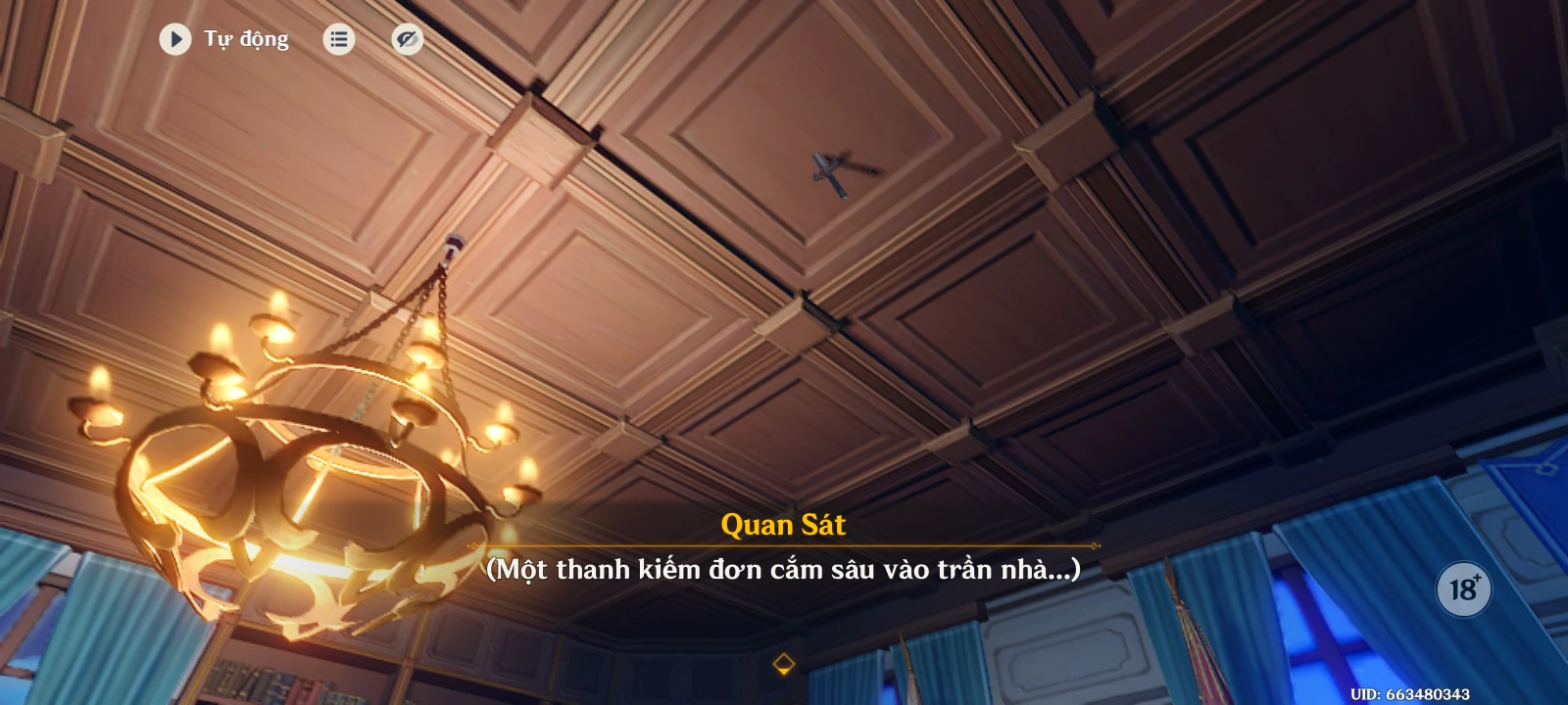 They actually put the sword on the ceiling XD Genshin Impact | HoYoLAB