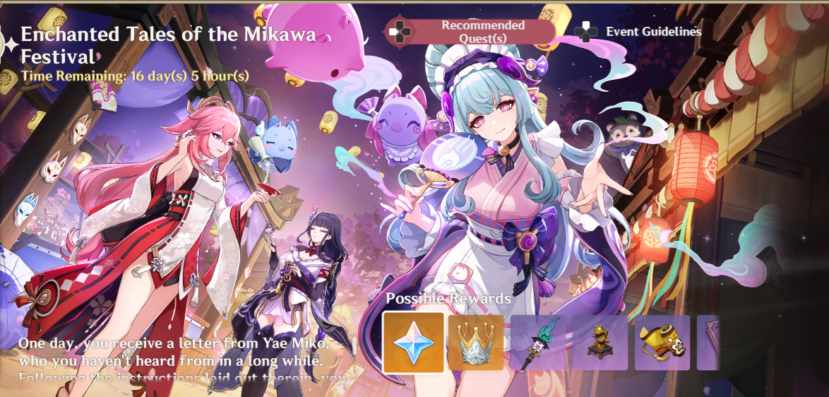 Question regarding voices in the Mizuki quest and new event Genshin ...