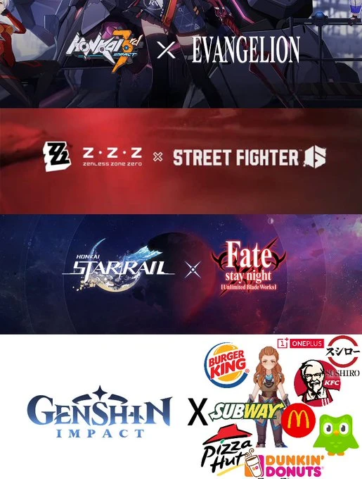 Hoyoverse Collab be like Genshin Impact | HoYoLAB