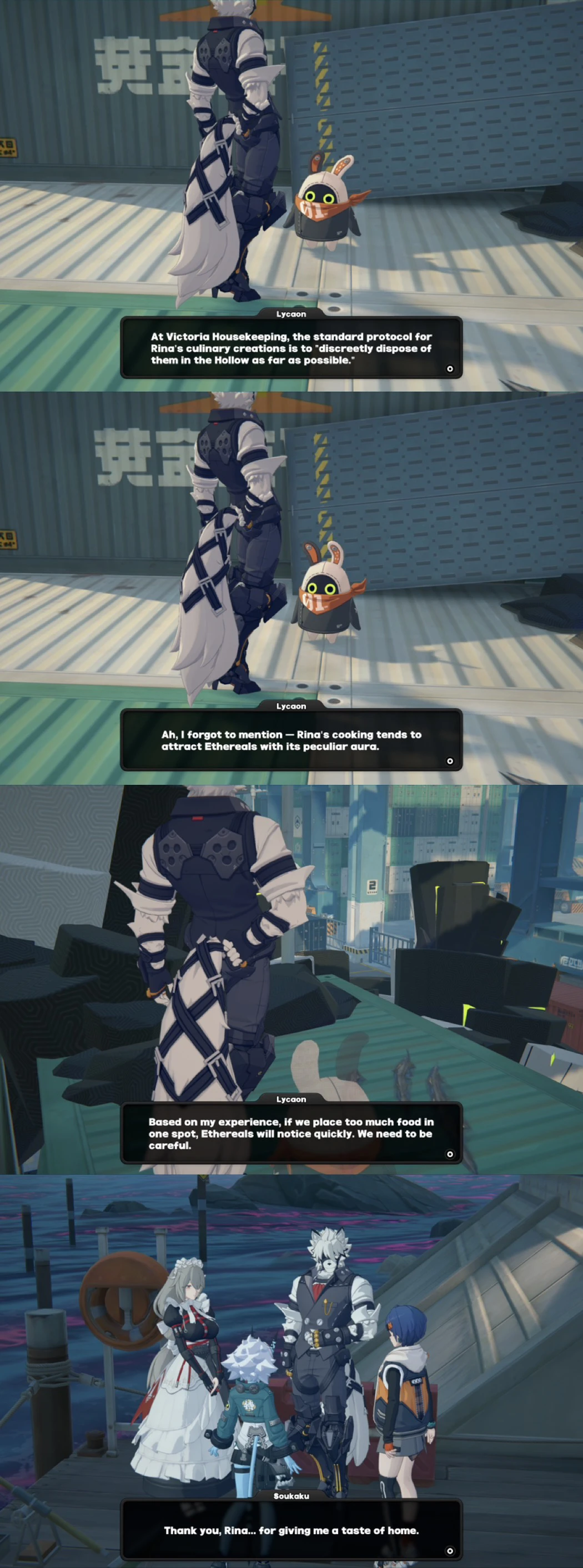 Rina’s cooking tastes like hell… Zenless Zone Zero | HoYoLAB