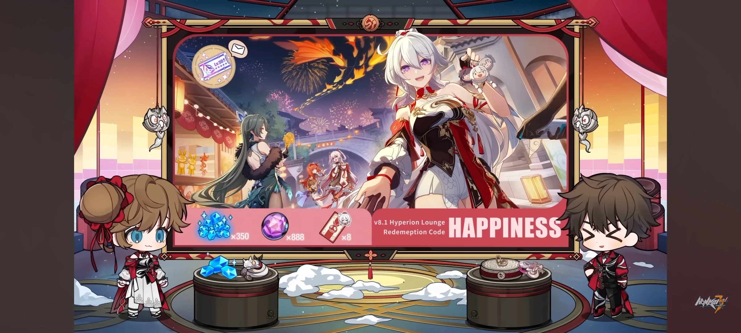 *Spoiler* Just watch the Hyperion Lounge. Excited for v8.1.😸 Honkai ...