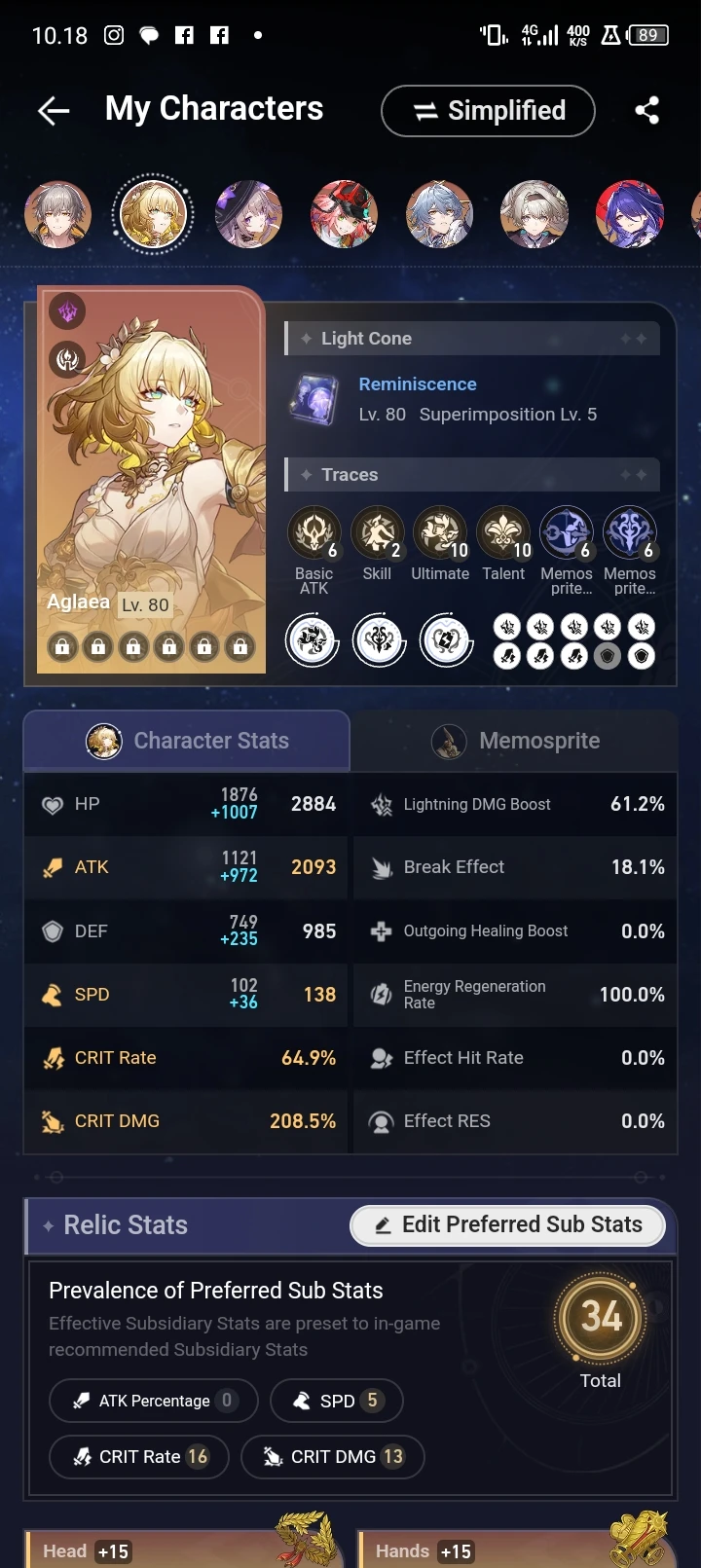 f2p aglea build Honkai: Star Rail | HoYoLAB