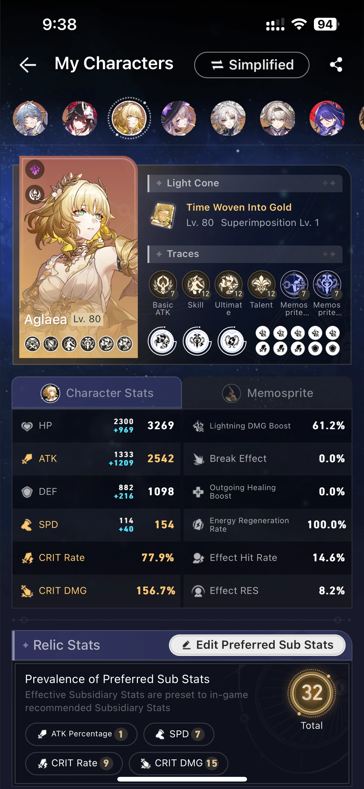 Aglaea build the best I can do Honkai: Star Rail | HoYoLAB