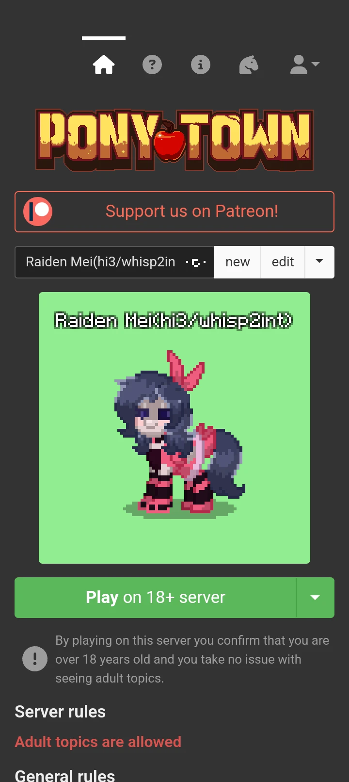 back in my ponytown era | HoYoLAB