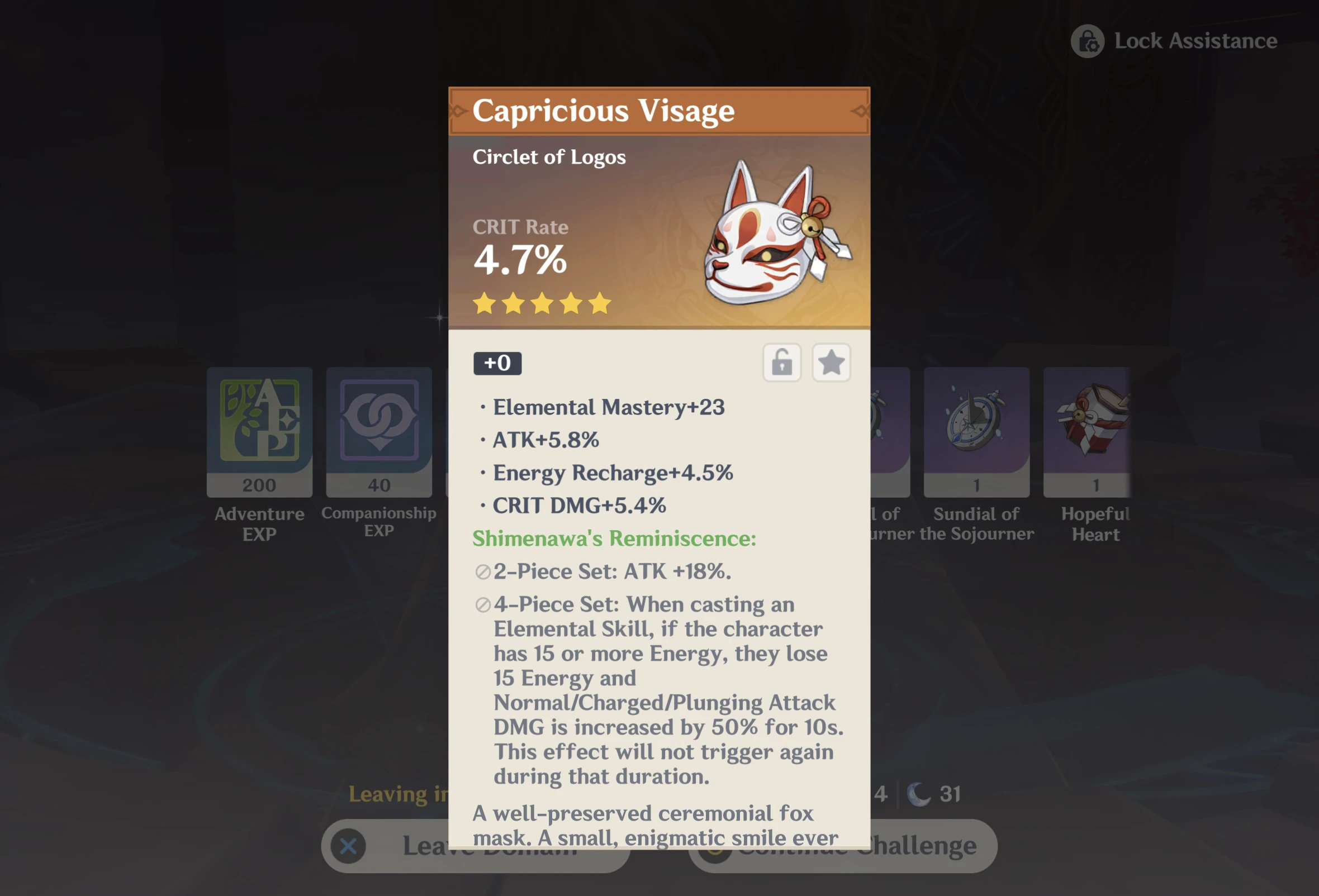 An artifact so good I’m afraid to level it Genshin Impact | HoYoLAB