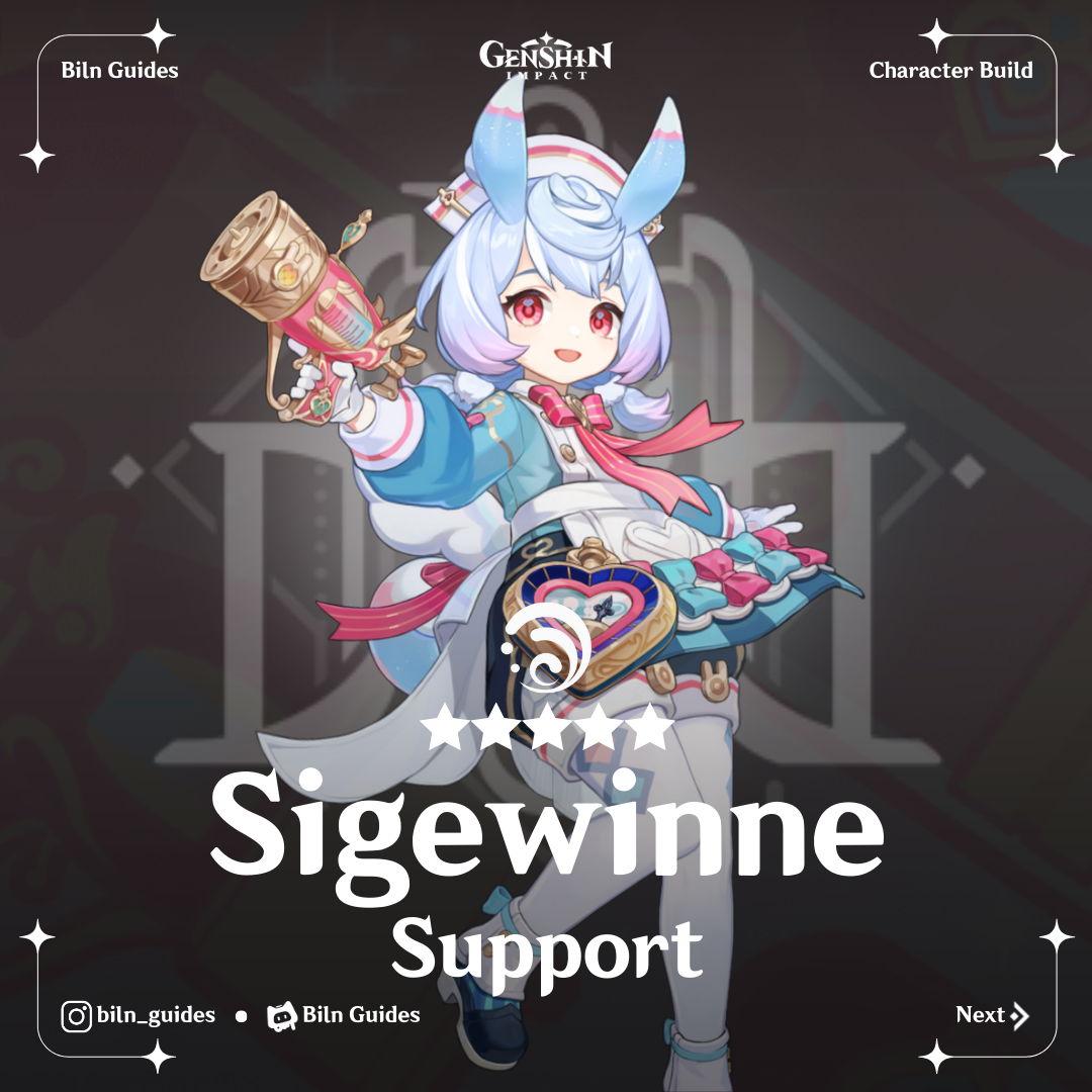 (5.4) Sigewinne Build Guide as Support Genshin Impact | HoYoLAB