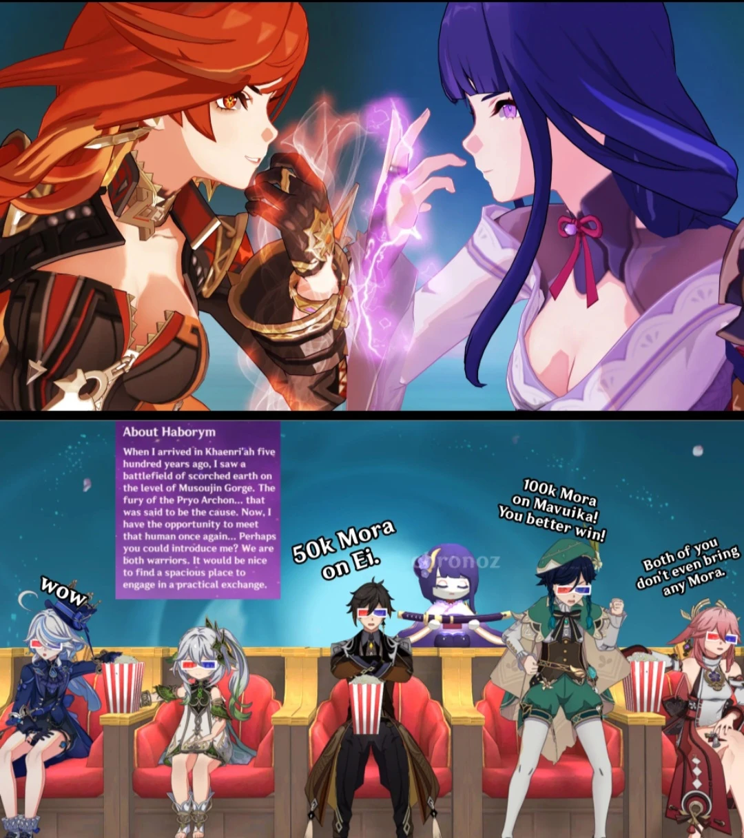 Battle of Ei and Mavukia Genshin Impact | HoYoLAB