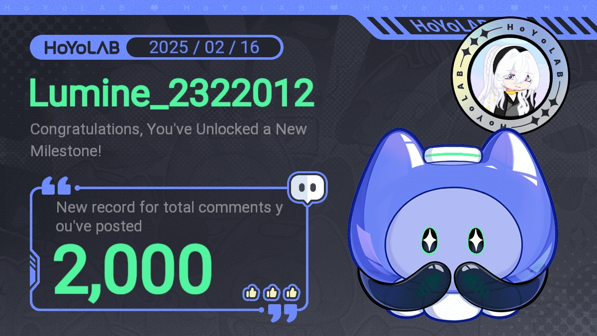 I Got Three Out of Three! | HoYoLAB