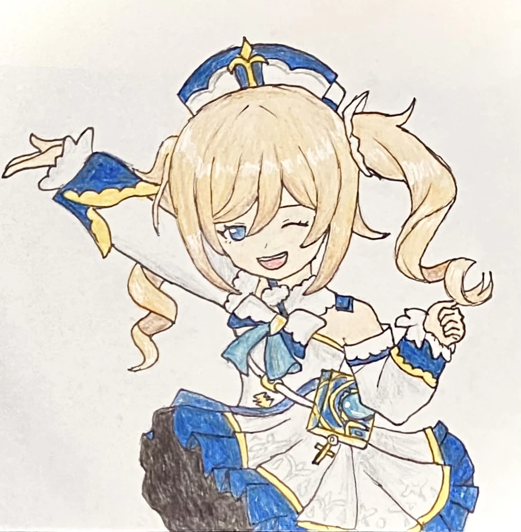 Barbara Drawing Genshin Impact | HoYoLAB