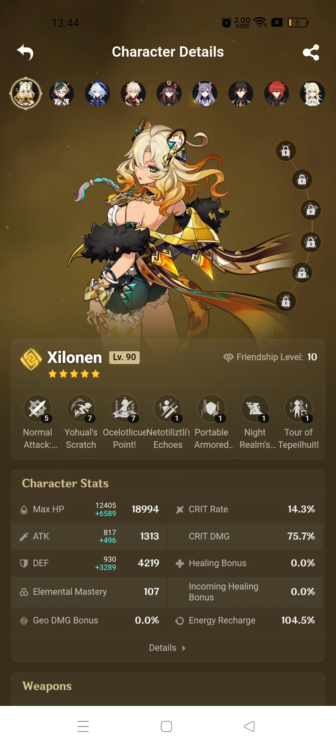 xilonen, eh added enough DEF😭 Genshin Impact | HoYoLAB