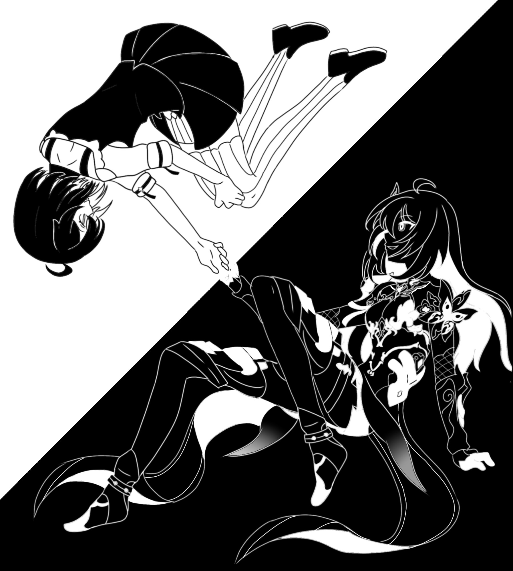 Seele & Veliona 🦋 - Fanart Honkai Impact 3rd | HoYoLAB