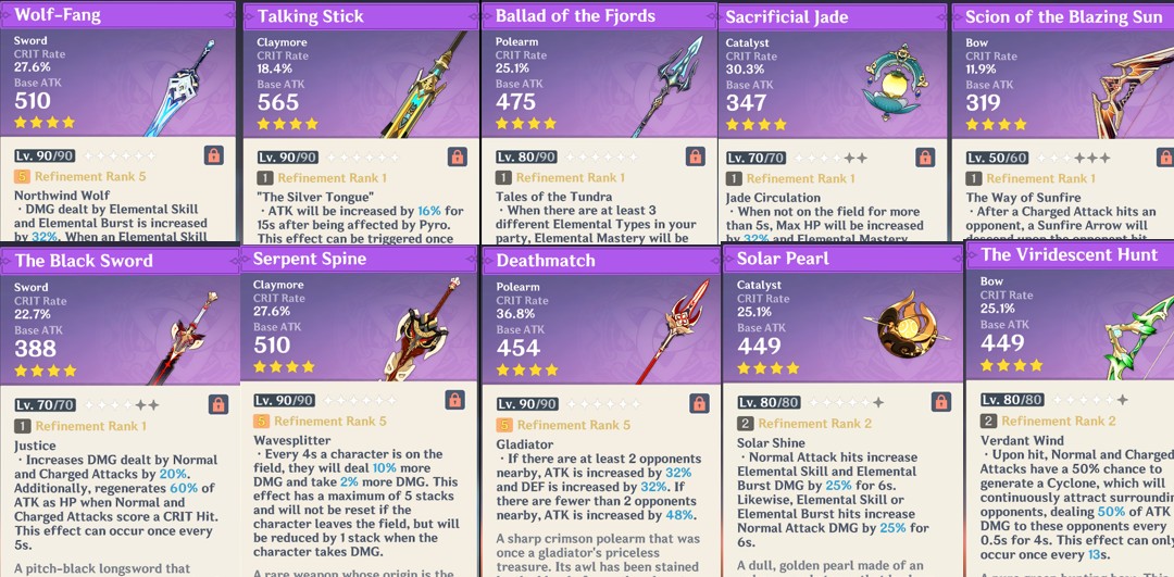 Every Battle Pass Weapon Collection ( This is not a guide! ) >_