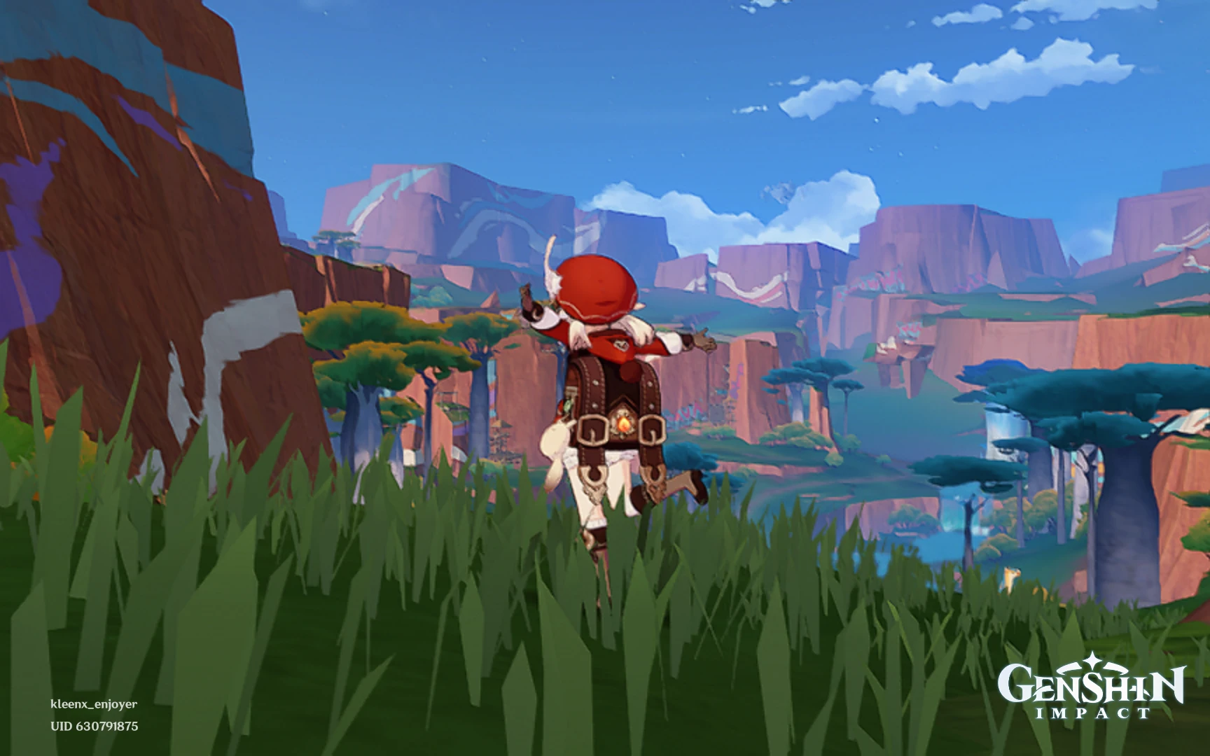 I love this pose because klee looks like she's in a motivational poster ...