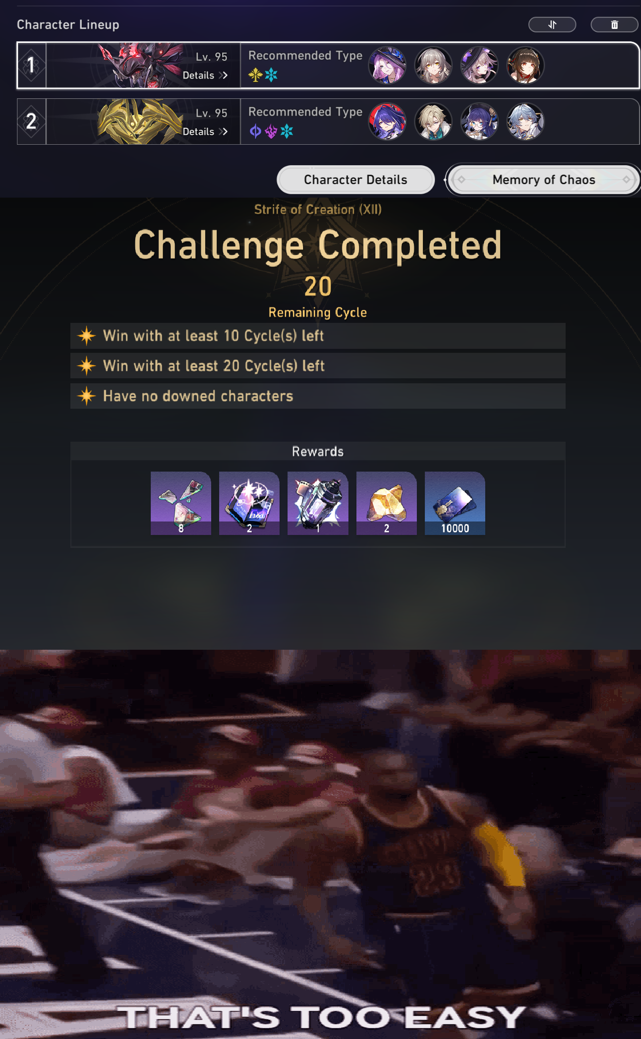 COME ON MAN THAT'S TOO EZ ( jk ofc just have in mind i have... ) Honkai ...