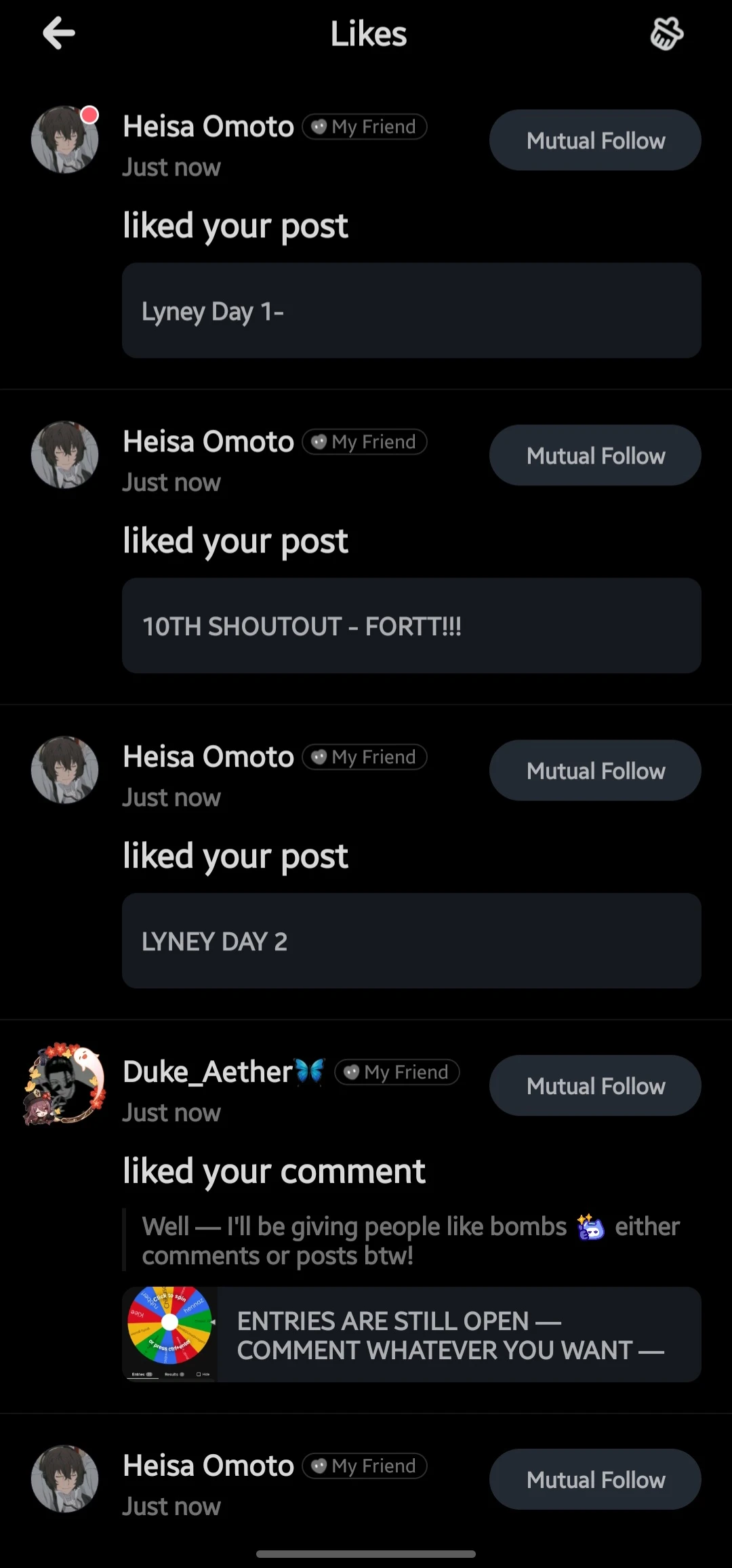 HEISA WTHHH— TYYSYSYSYSMMM FOR THE LIKEBOMB | HoYoLAB