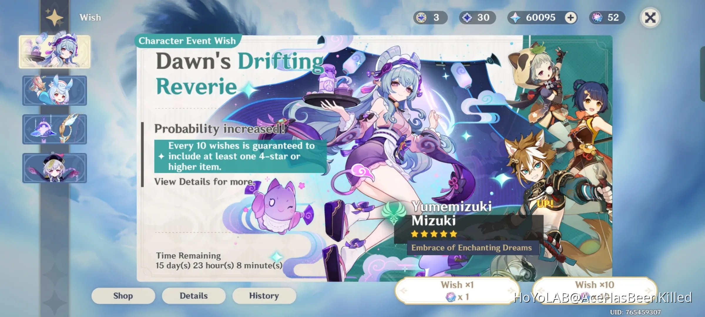 Day 144-153 of Saving for Furina cons (and maybe some weapon ...