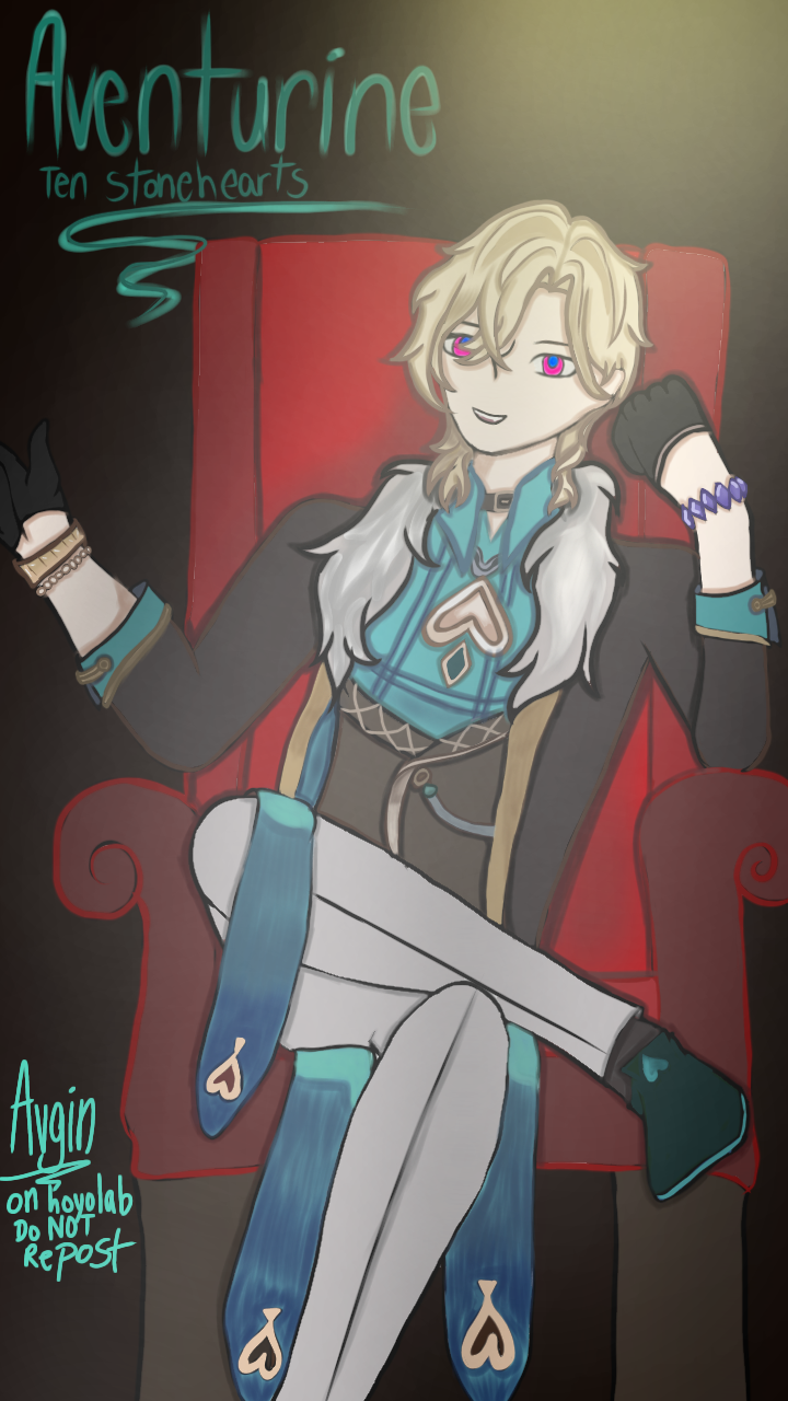 Aventurine fanart Honkai: Star Rail | HoYoLAB