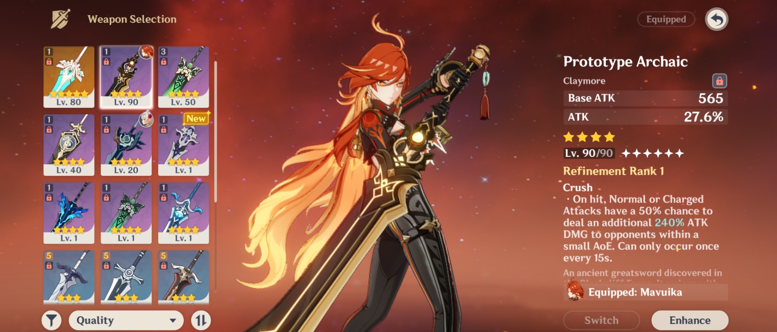 which sword would be best for My Mauvika Genshin Impact | HoYoLAB