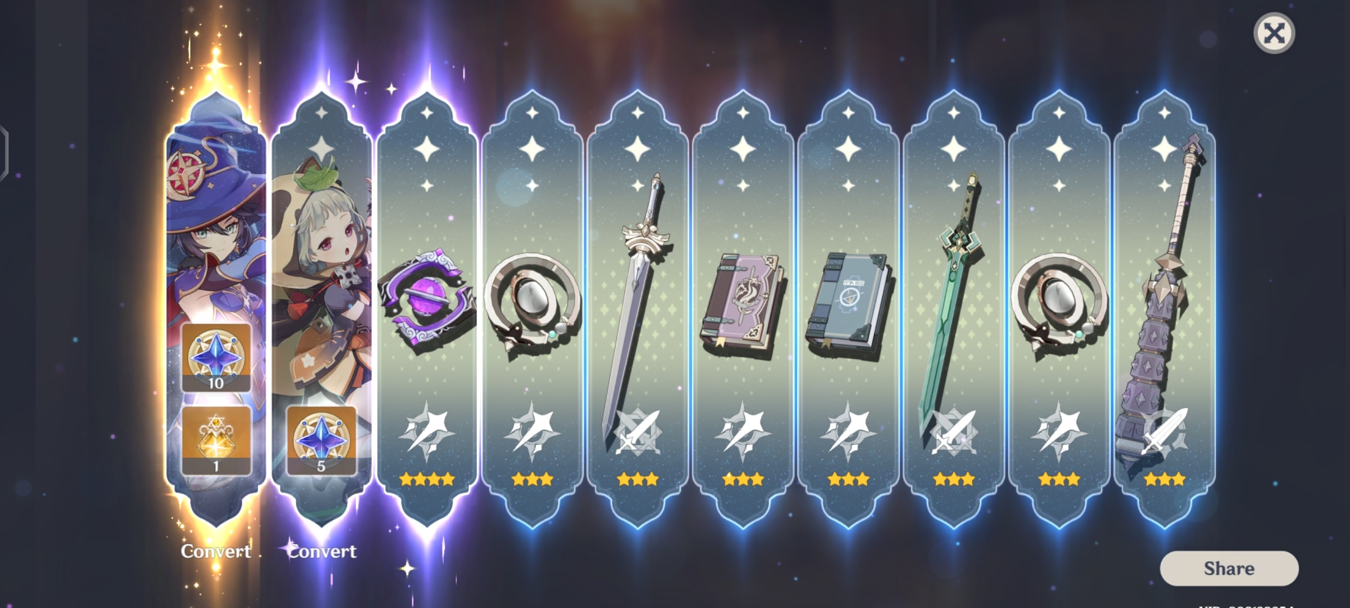 10 pity lost 50-50 i can save for Varesa / Xianyun Now Genshin Impact ...