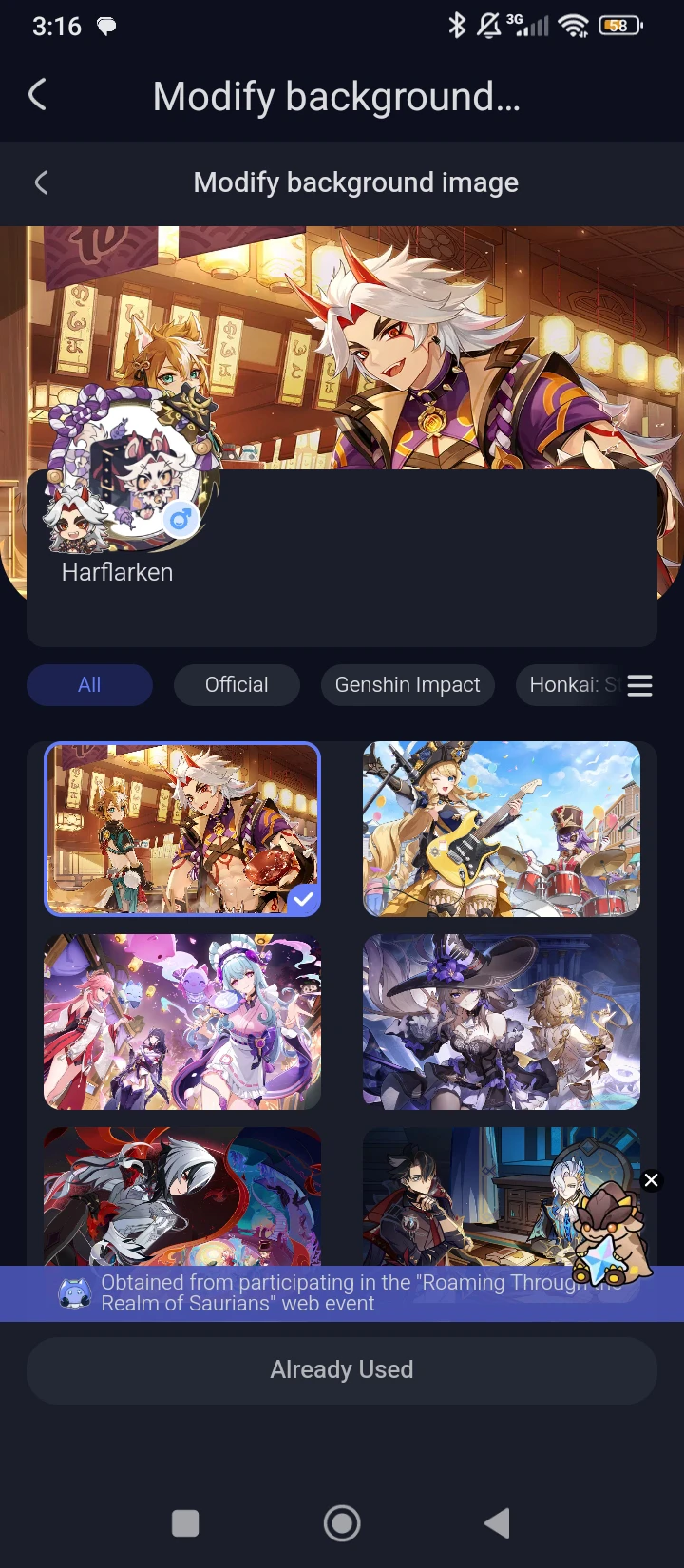 NEW ITTO BACKGROUND!! Genshin Impact | HoYoLAB