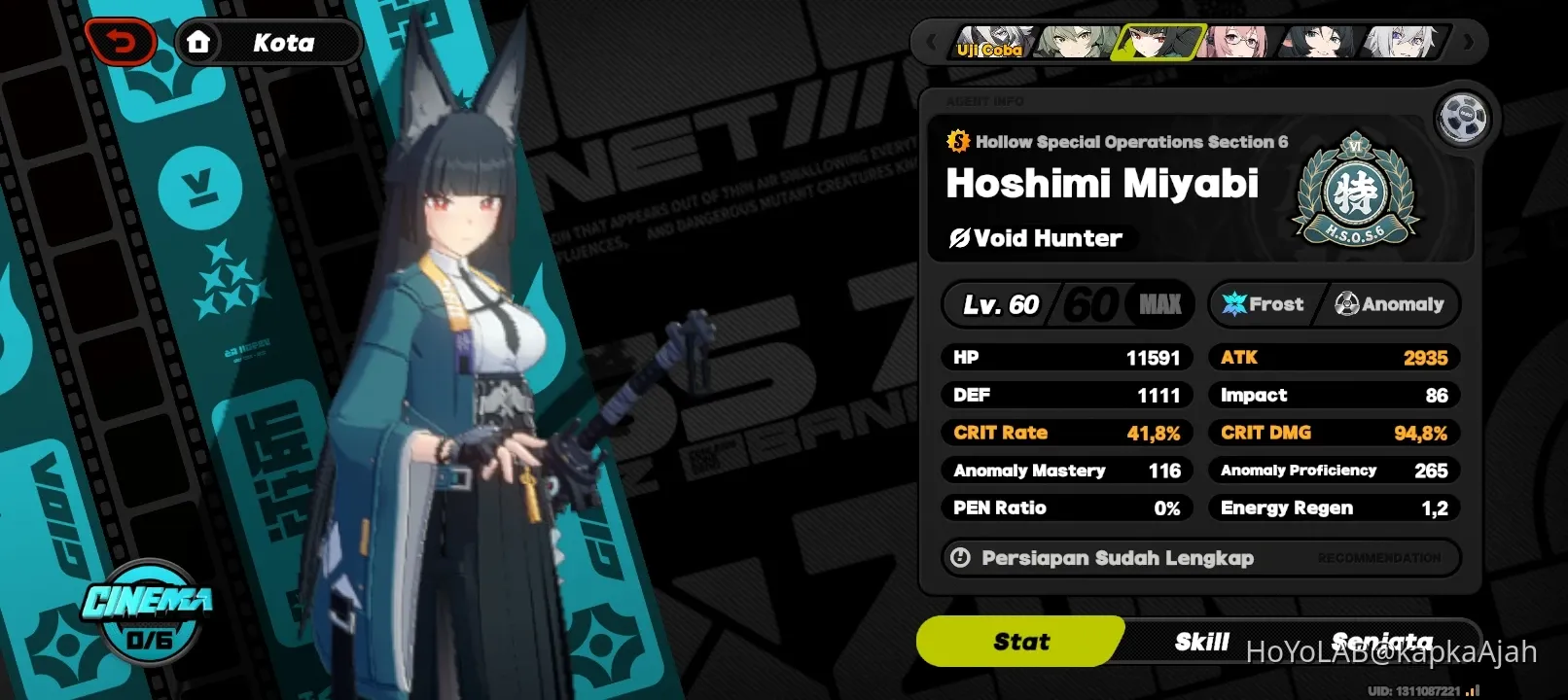 miyabi build Zenless Zone Zero | HoYoLAB