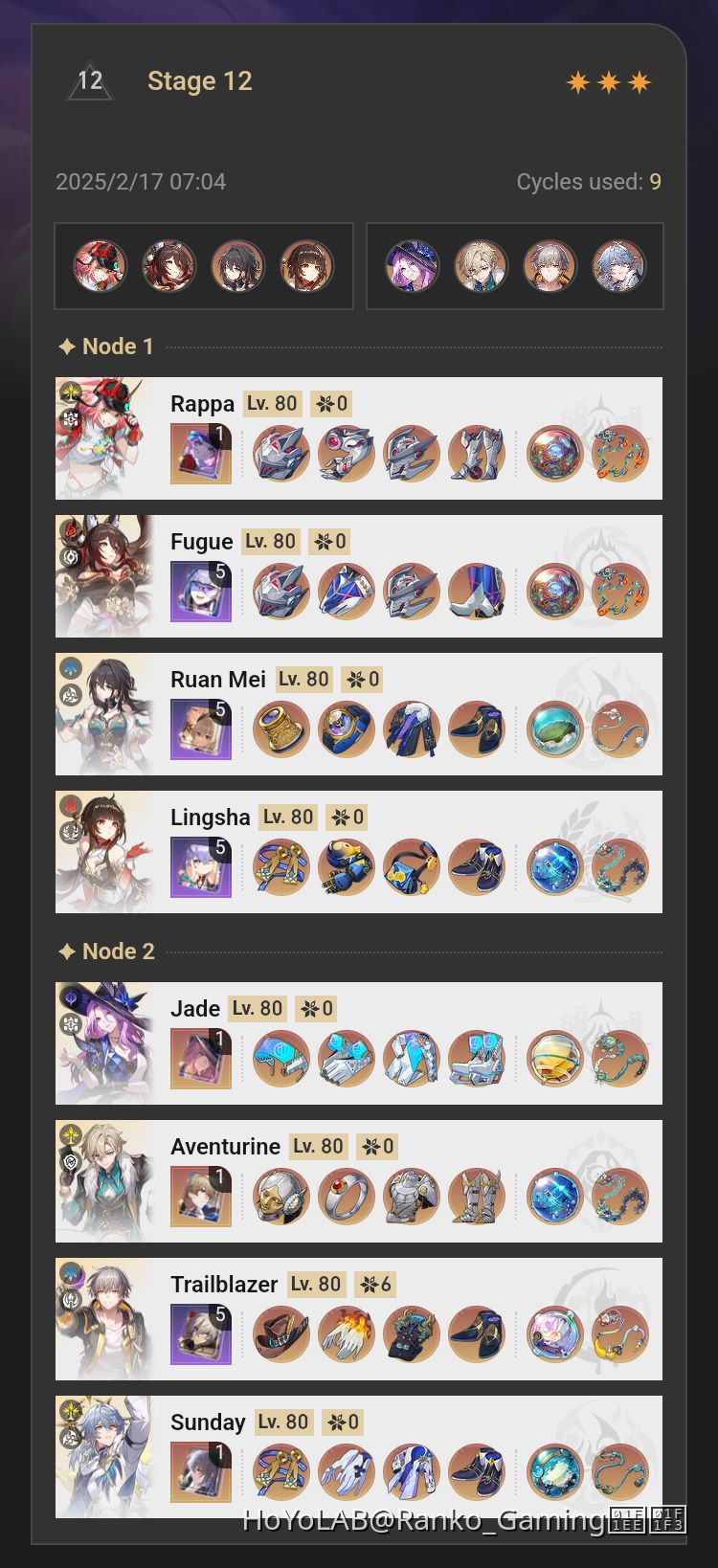 MoC 12 E0S1 Rappa &E0S1 Jade Honkai: Star Rail | HoYoLAB