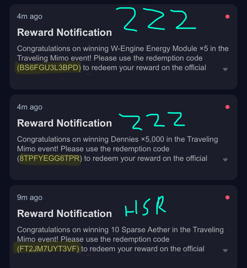 Free (but useless) codes !’ | HoYoLAB