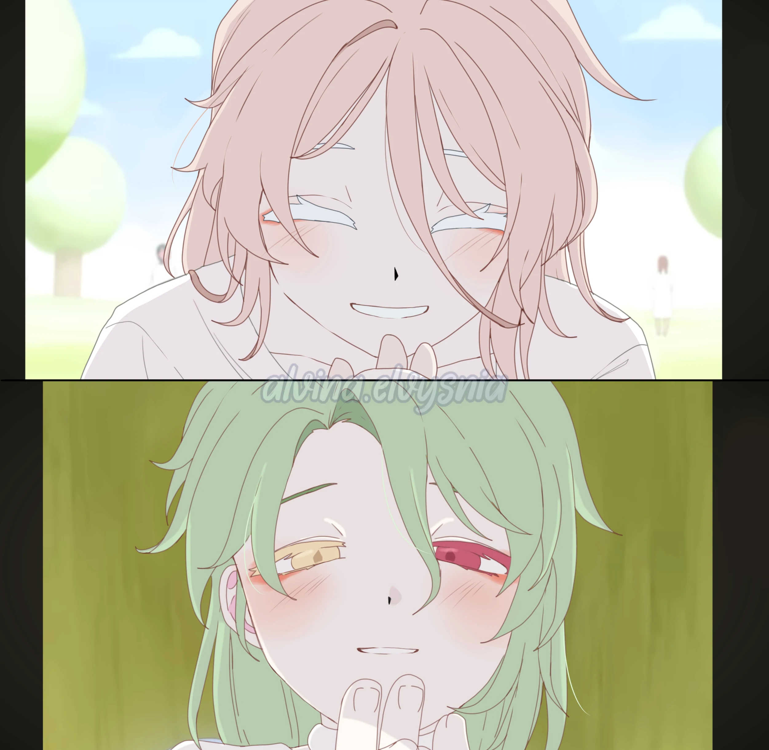 "In another universe, my love?" ( Alien stage redraw || Baizhu x Alvina ...