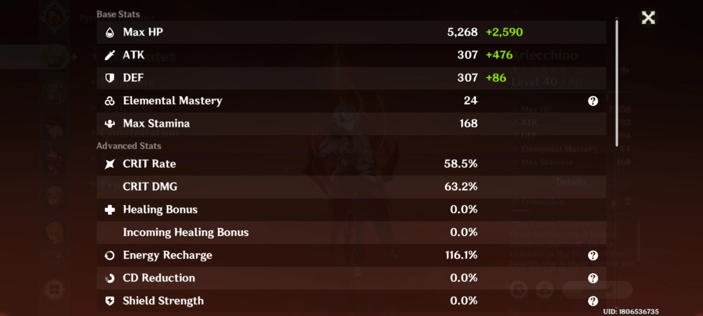 how do I build arlecchino? it's my first time getting arle💔 Genshin ...