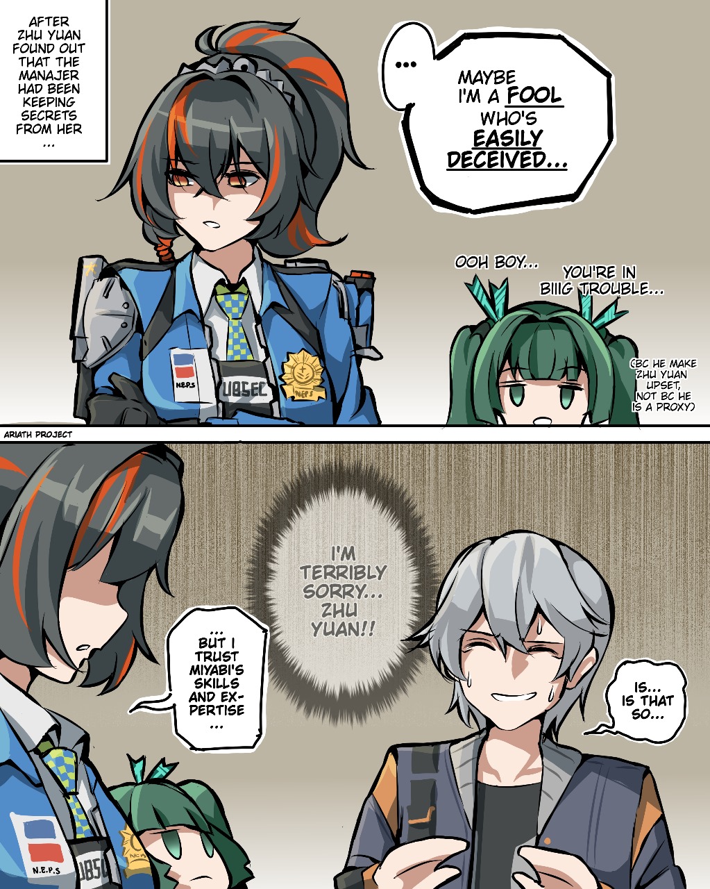 ZZZ - Zhu Yuan "Does all of your smiles hide something?" Zenless Zone Zero | HoYoLAB