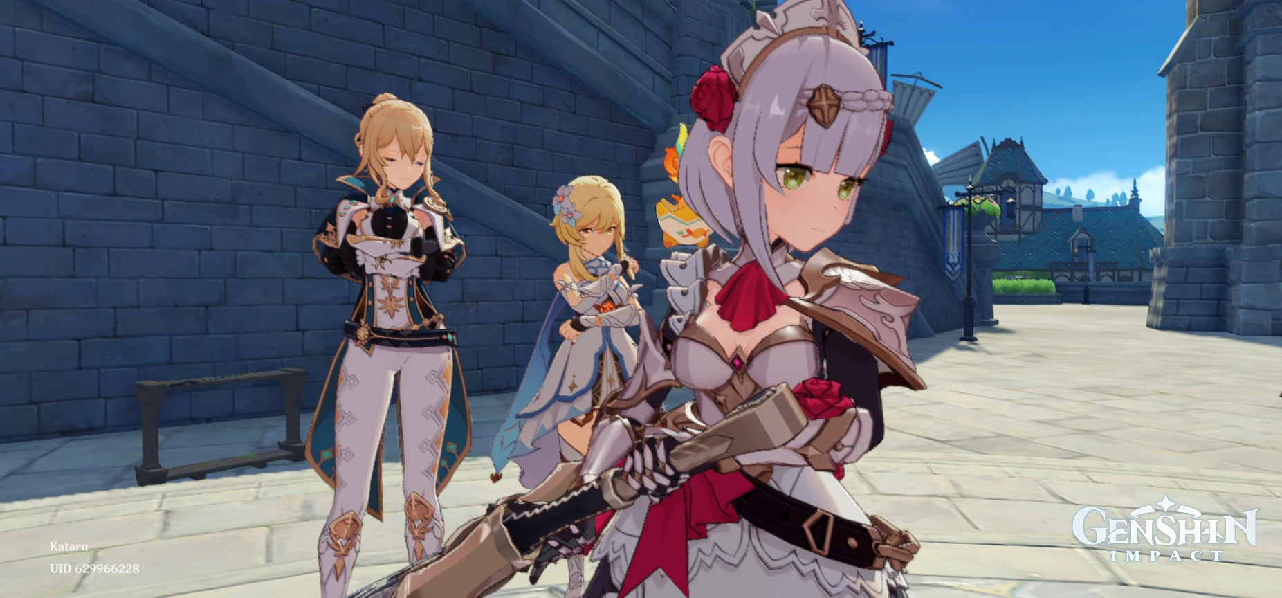 Jean training Noelle and giving her advice! 🗡🛡 Genshin Impact | HoYoLAB