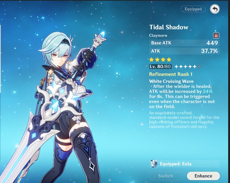 Tidal Shadow looks good on Eula Genshin Impact | HoYoLAB