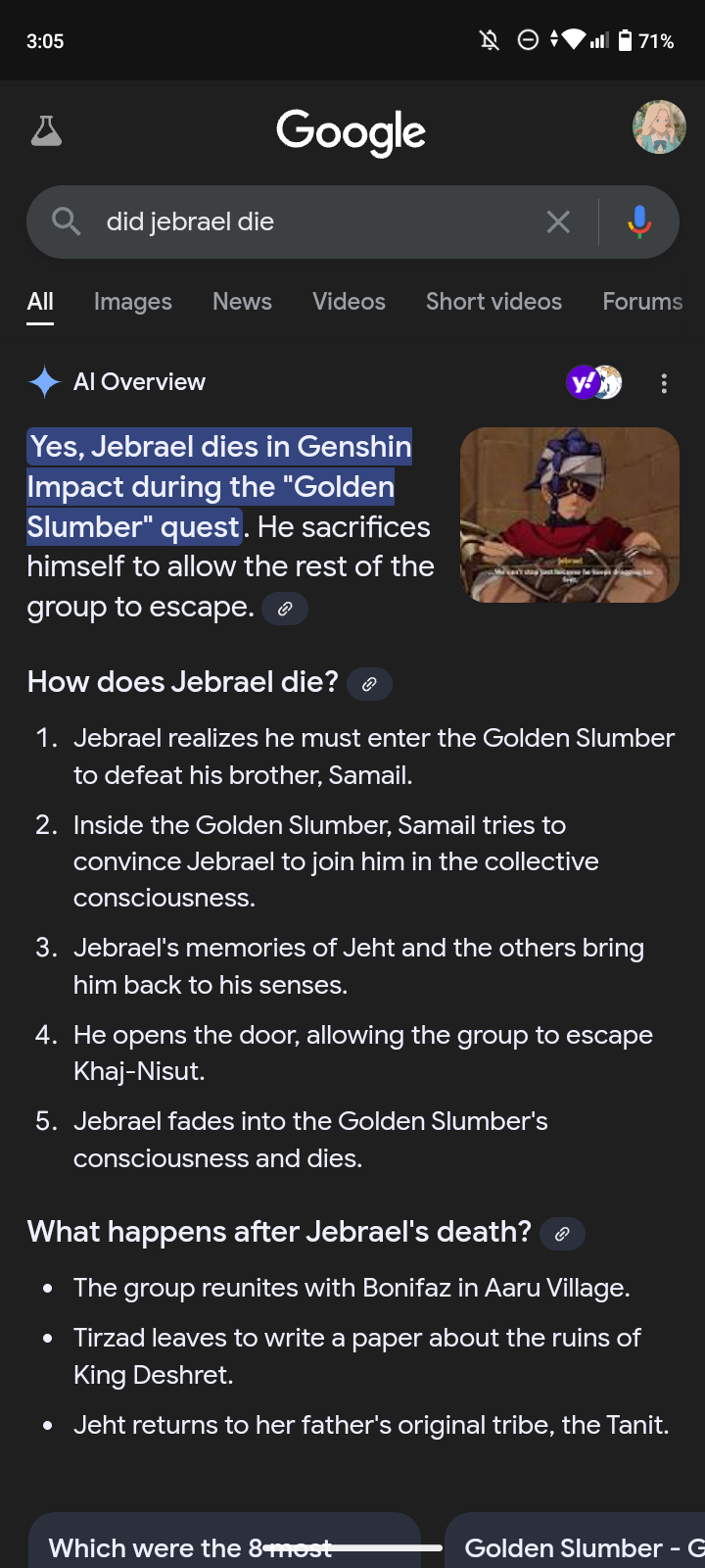 JEBRAEL 😭😭😭 I WILL NEVER FORGET YOU Genshin Impact | HoYoLAB