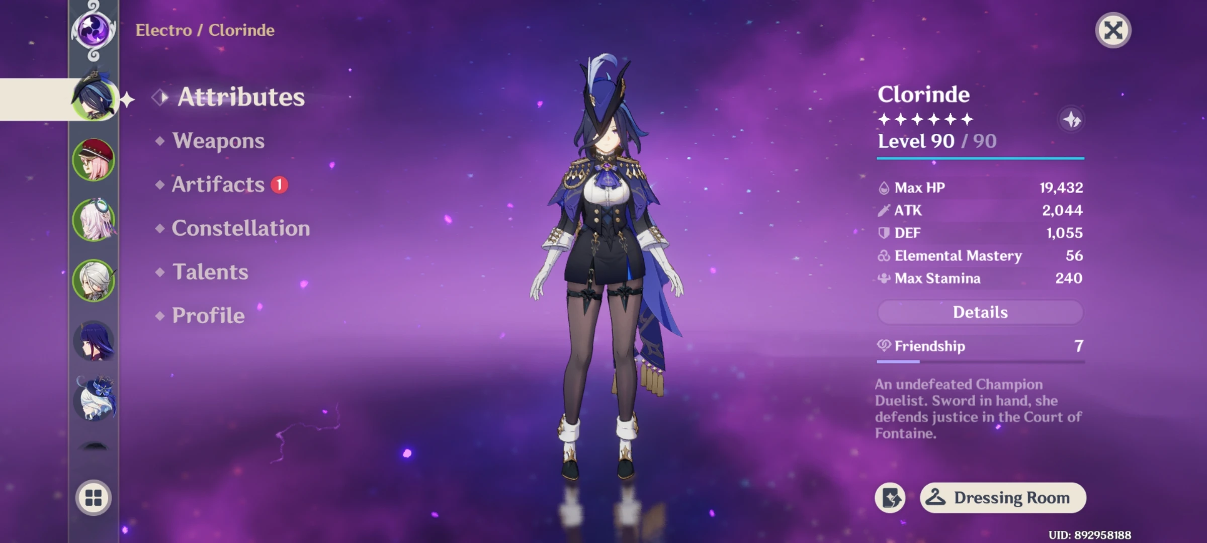 18 Days of building clorinde Genshin Impact | HoYoLAB