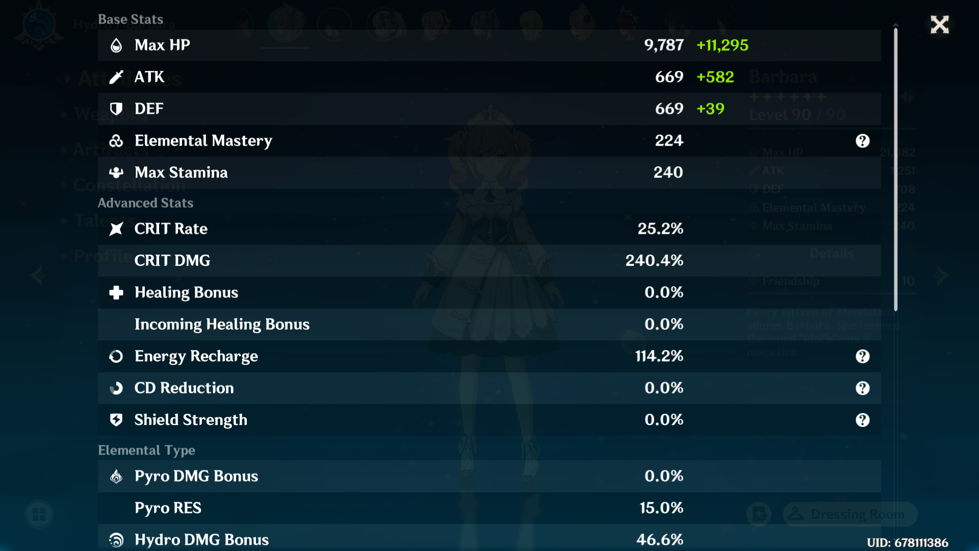 Dps Barbara build Genshin Impact | HoYoLAB