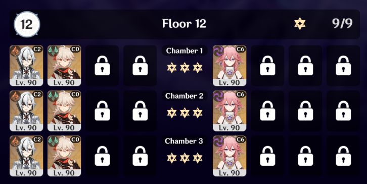 C2 Arle Duo + C6 Yae Solo | Abyss Floor 12 Genshin Impact | HoYoLAB