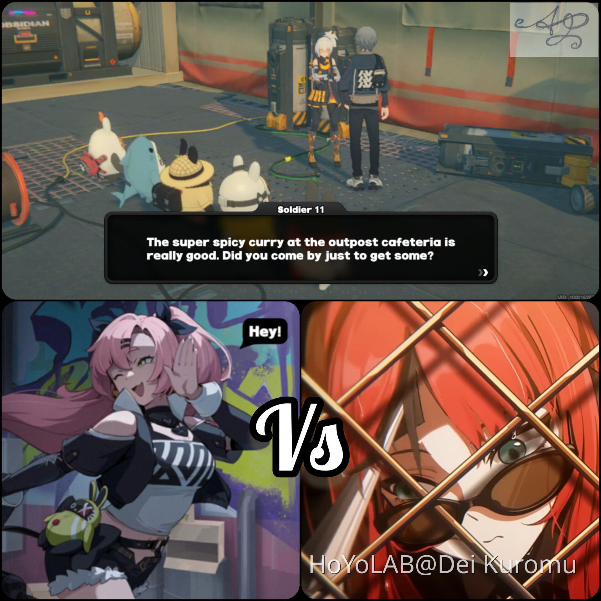 Soldier 11's Super Spicy Curry Challenge #6 Zenless Zone Zero | HoYoLAB