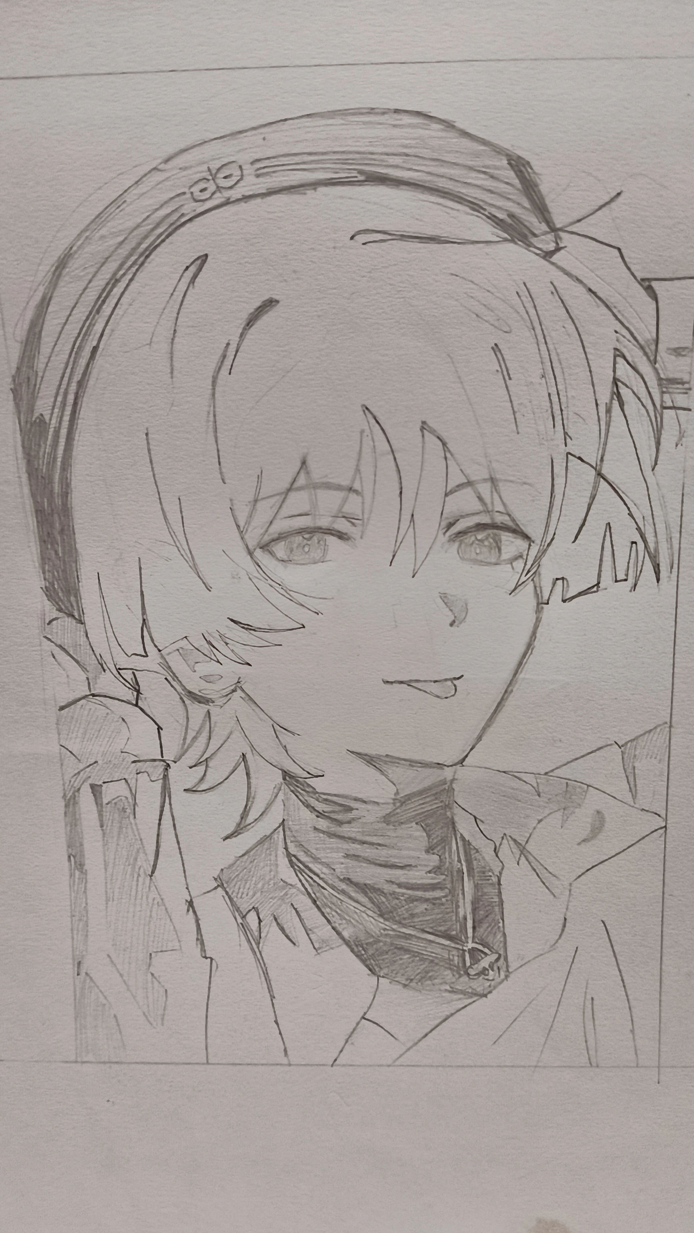 I try to draw scara Genshin Impact | HoYoLAB