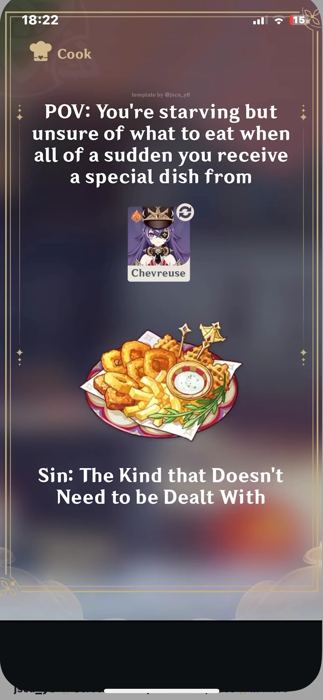 Tell me, why does lyney’s dish look so yum? Genshin Impact | HoYoLAB