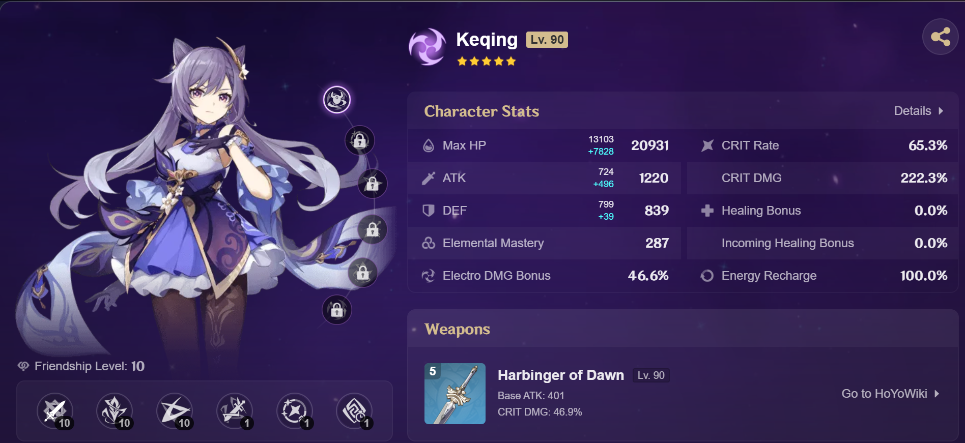 How terrible is the keqing build? Genshin Impact | HoYoLAB